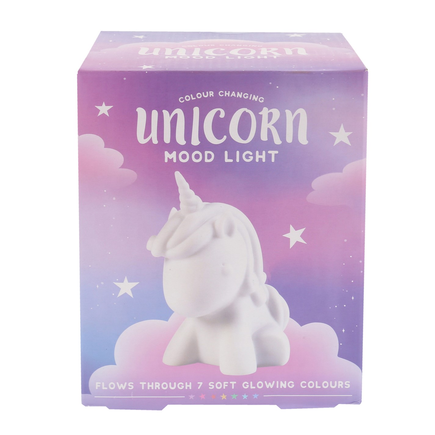 Fizz Creations | Colour Changing Unicorn Mood Light | White | FRASERS