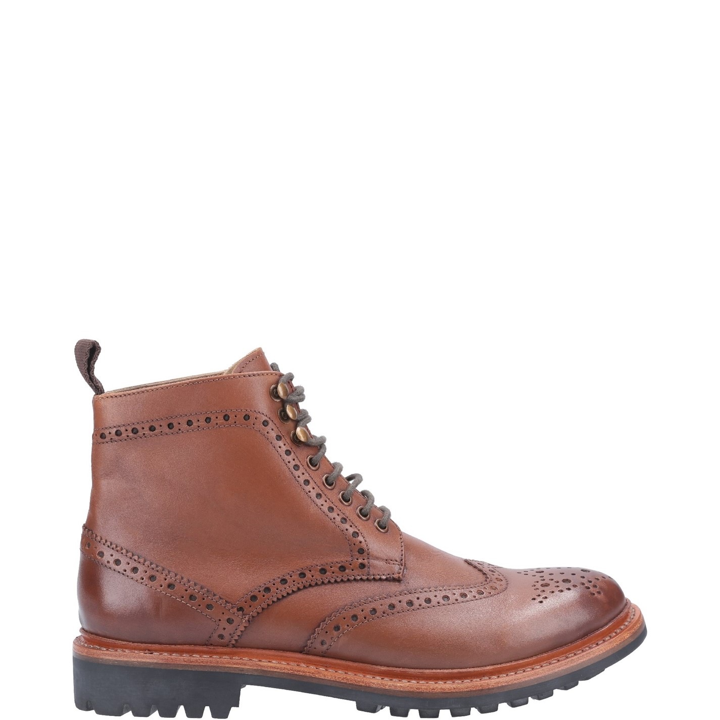 Cotswold | Rissington Commando Goodyear Welt Boot | Brown | FRASERS