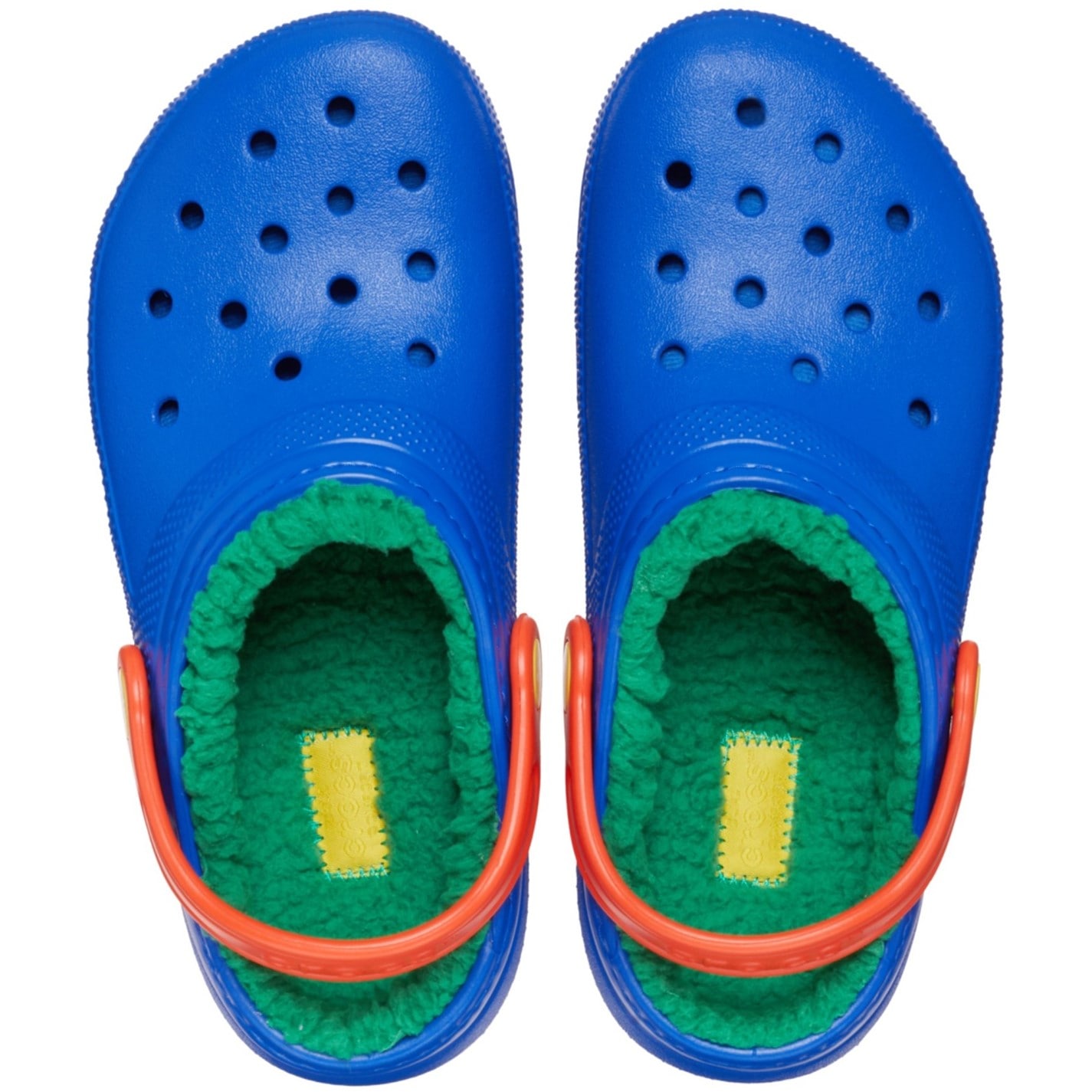 Crocs | Crocs Classic Lined Clogs Childrens | Blue Bolt/Multi | FRASERS
