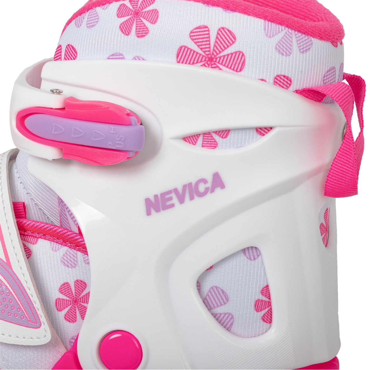 Nevica | Adjustable Kids Ice Skates | Black/Pink | FRASERS