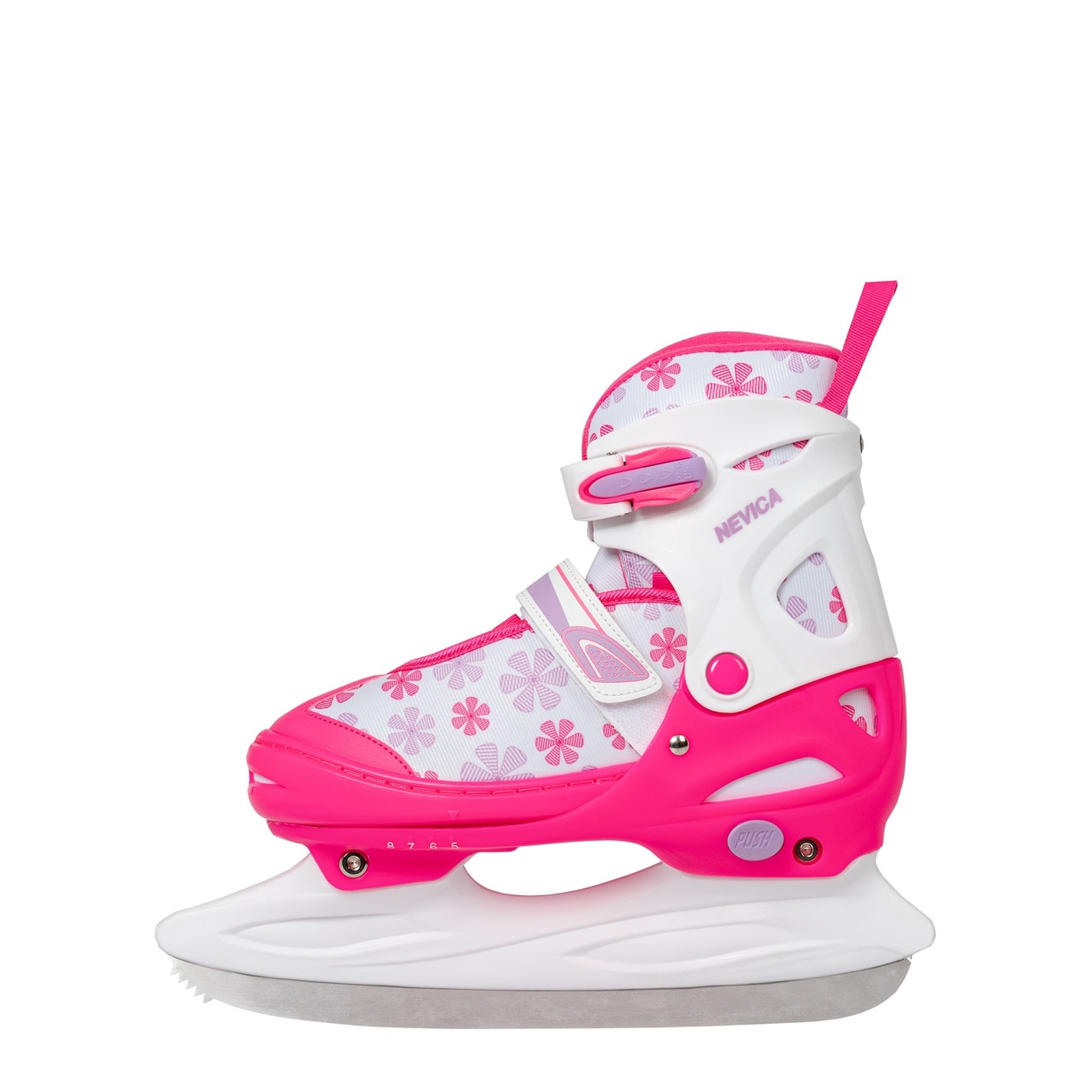 Nevica | Adjustable Kids Ice Skates | Black/Pink | FRASERS