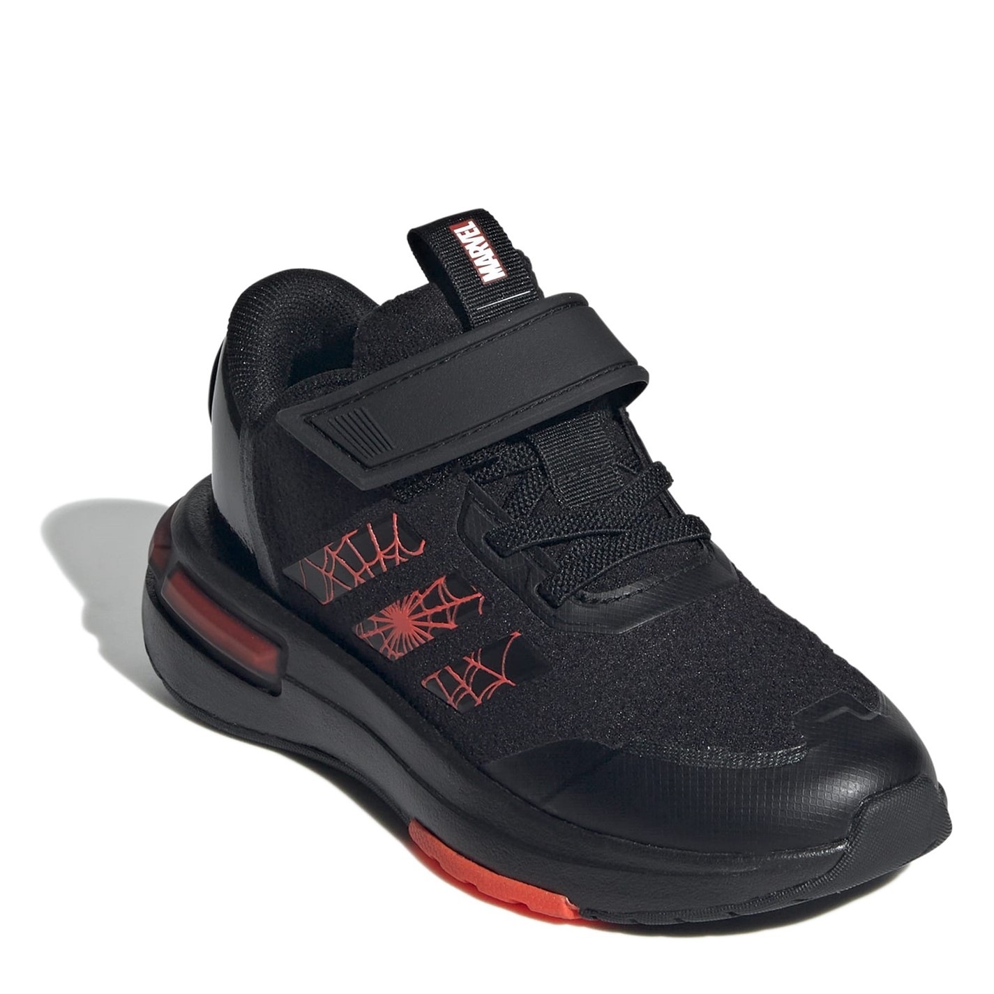 adidas | Marvels Spider-Man Racer Trainers Childrens | Blk/Red/Blk ...