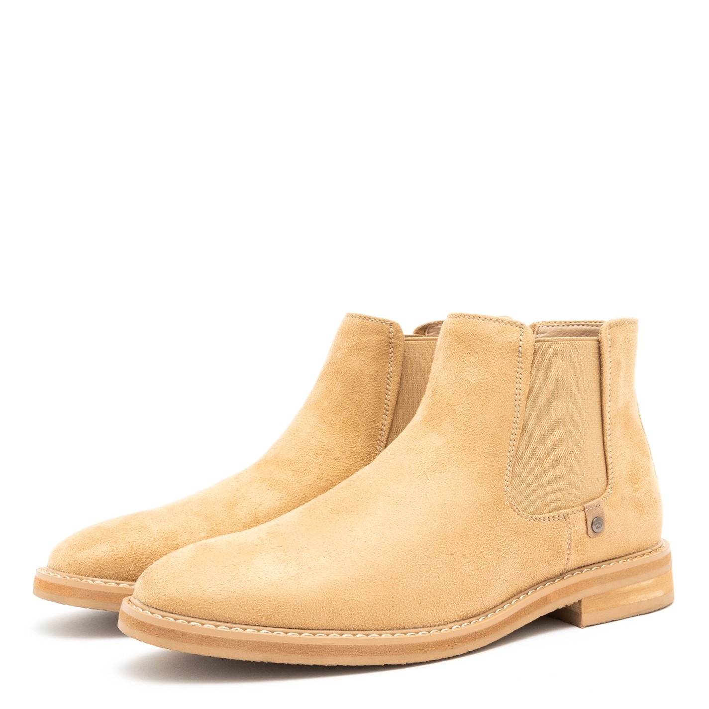 Nicholas Deakins | Niven Chelsea Boots Mens | Sand Suede | FRASERS