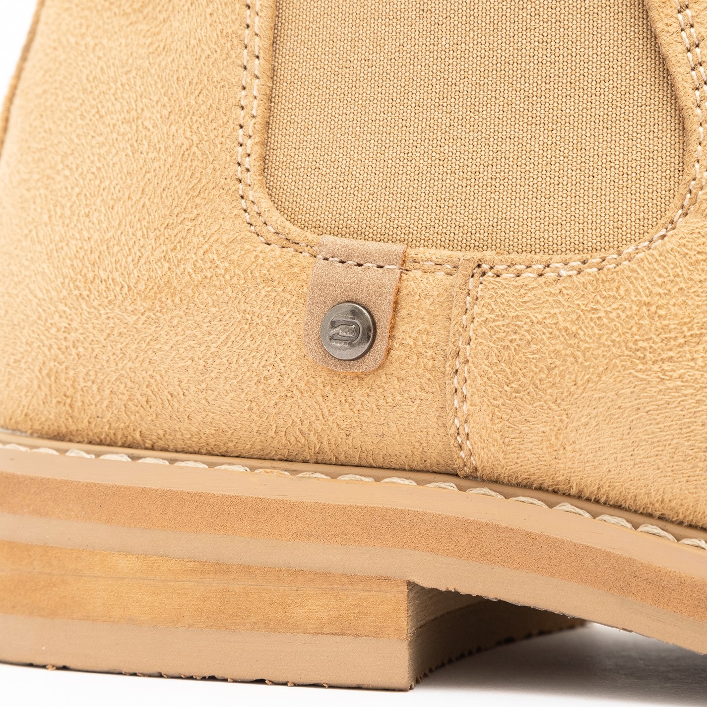 Nicholas Deakins | Niven Chelsea Boots Mens | Sand Suede | FRASERS