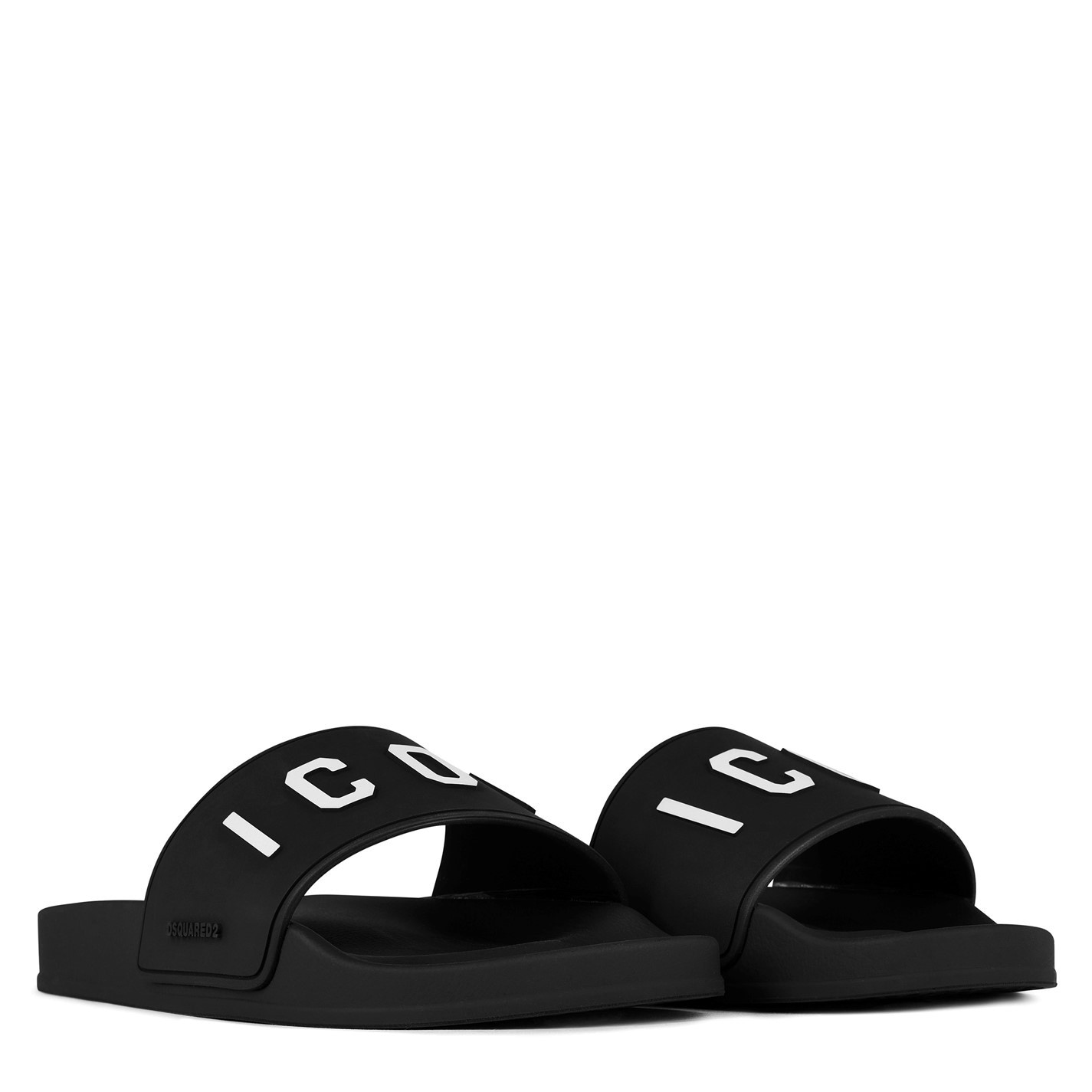 DSQUARED2 | Icon Logo Sliders | Black | FRASERS