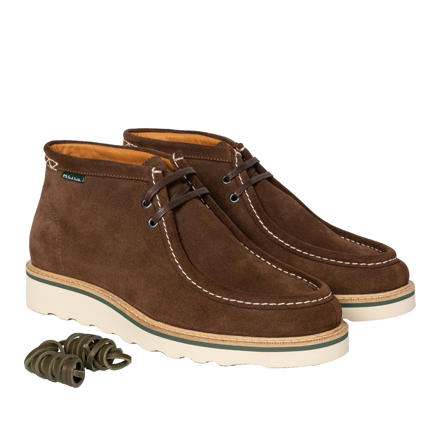 PS Paul Smith | Suede Lace-Up Tobruk Boots | Moc Toe Shoes | FRASERS