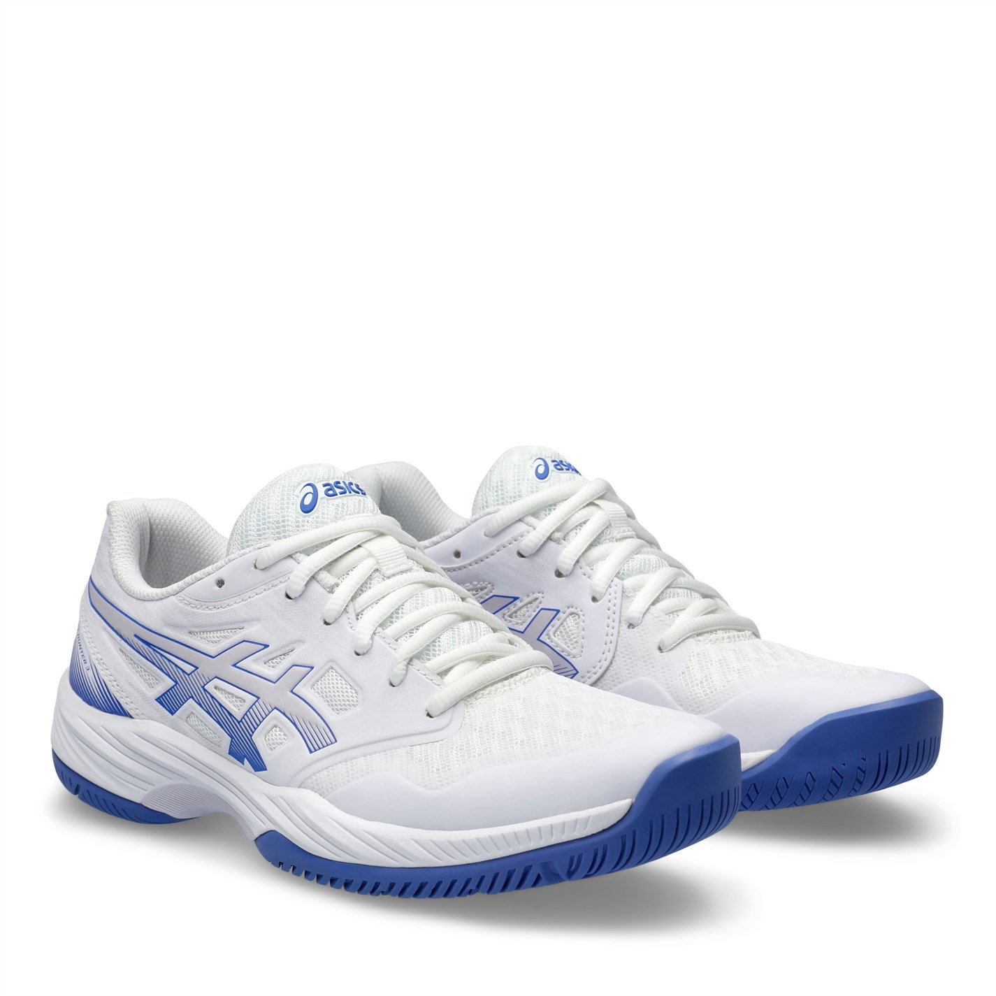 Asics | Gel Court Hunter Netball Trainers | White/Lilac | FRASERS