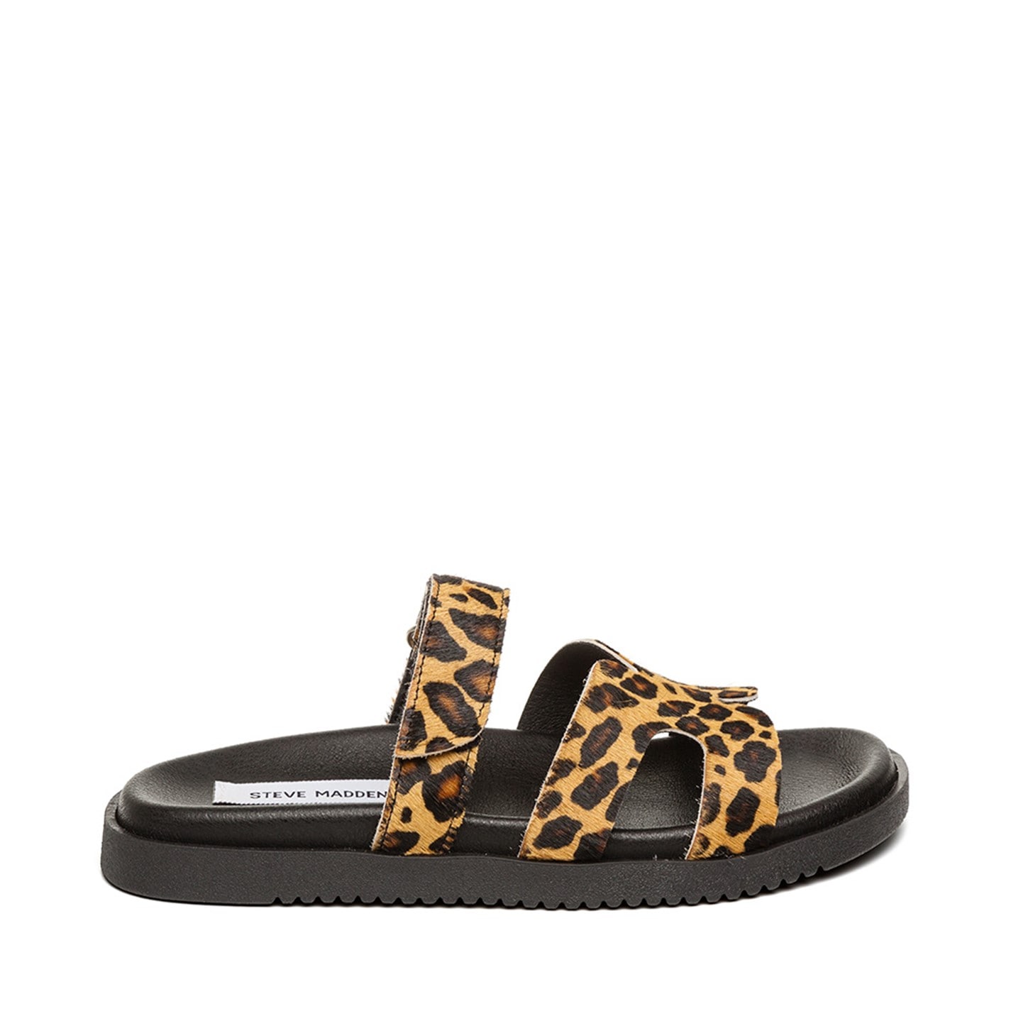 Steve Madden | Missile-L Zebra Sandals Womens | Flat Sandals | FRASERS