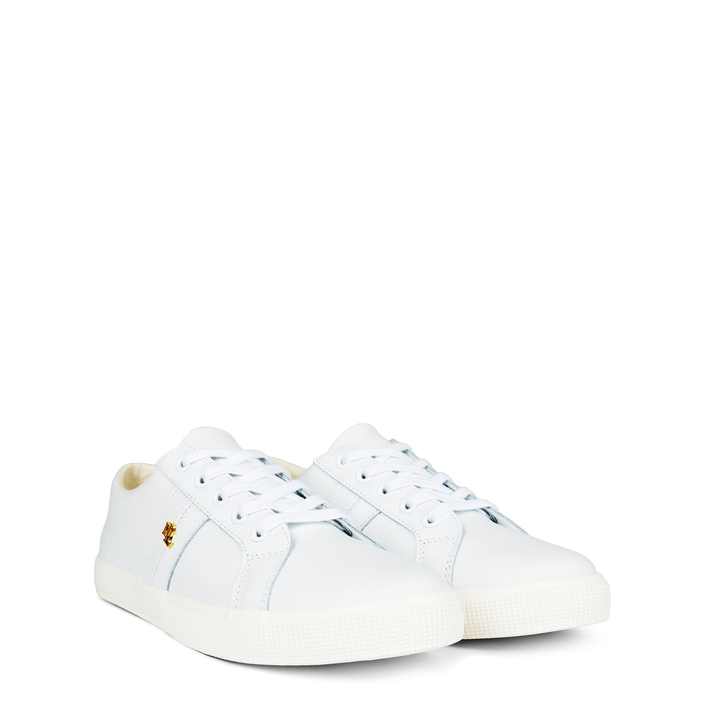 Lauren by Ralph Lauren | Women's Janson Leather Court Trainers | Court ...