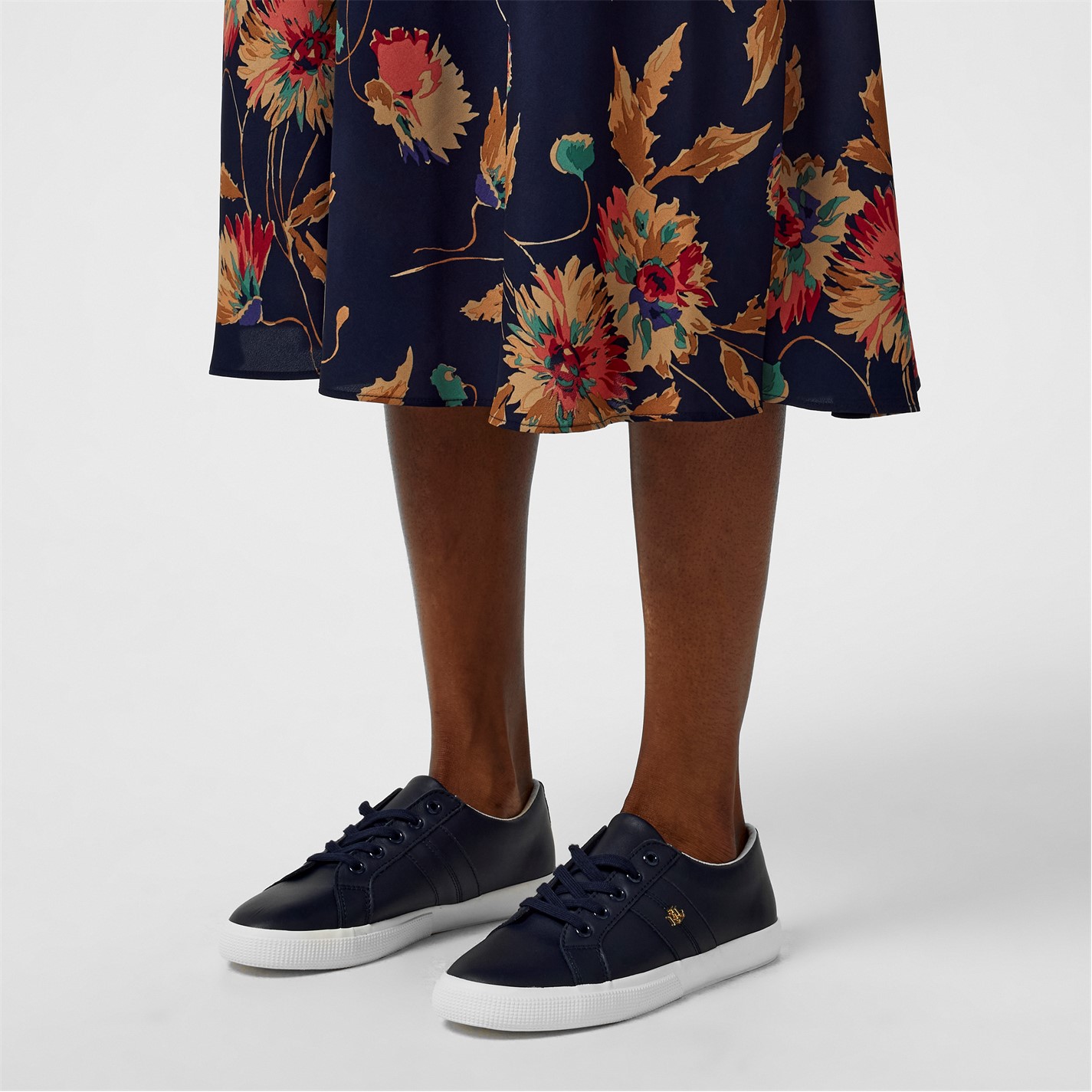 Lauren by Ralph Lauren | Women's Janson Leather Court Trainers | Court ...