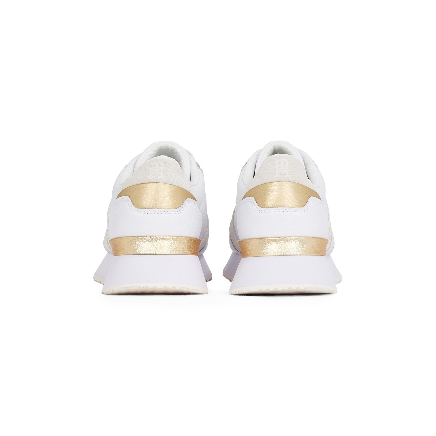Tommy Hilfiger | LUX MONOGRAM RUNNER | White/Gold | FRASERS