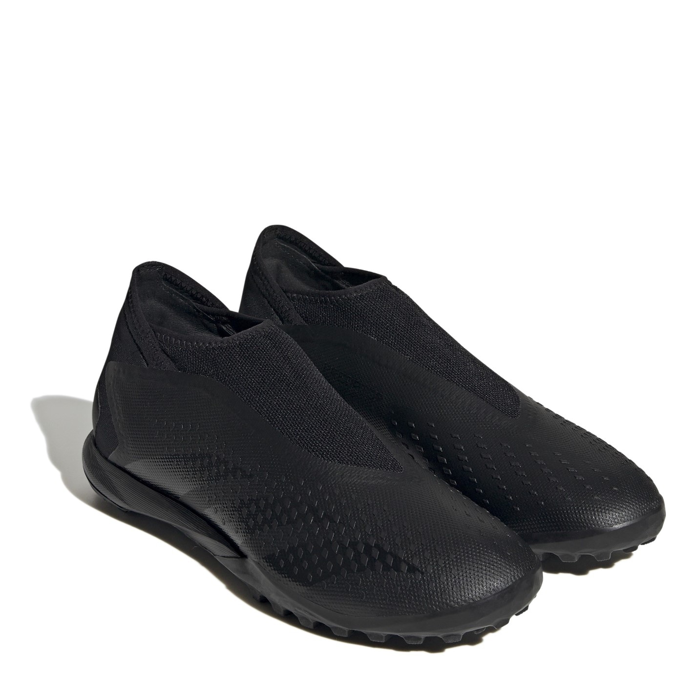 adidas | Predator Accuracy.3 Laceless Astro Turf Trainers | Black/Black ...