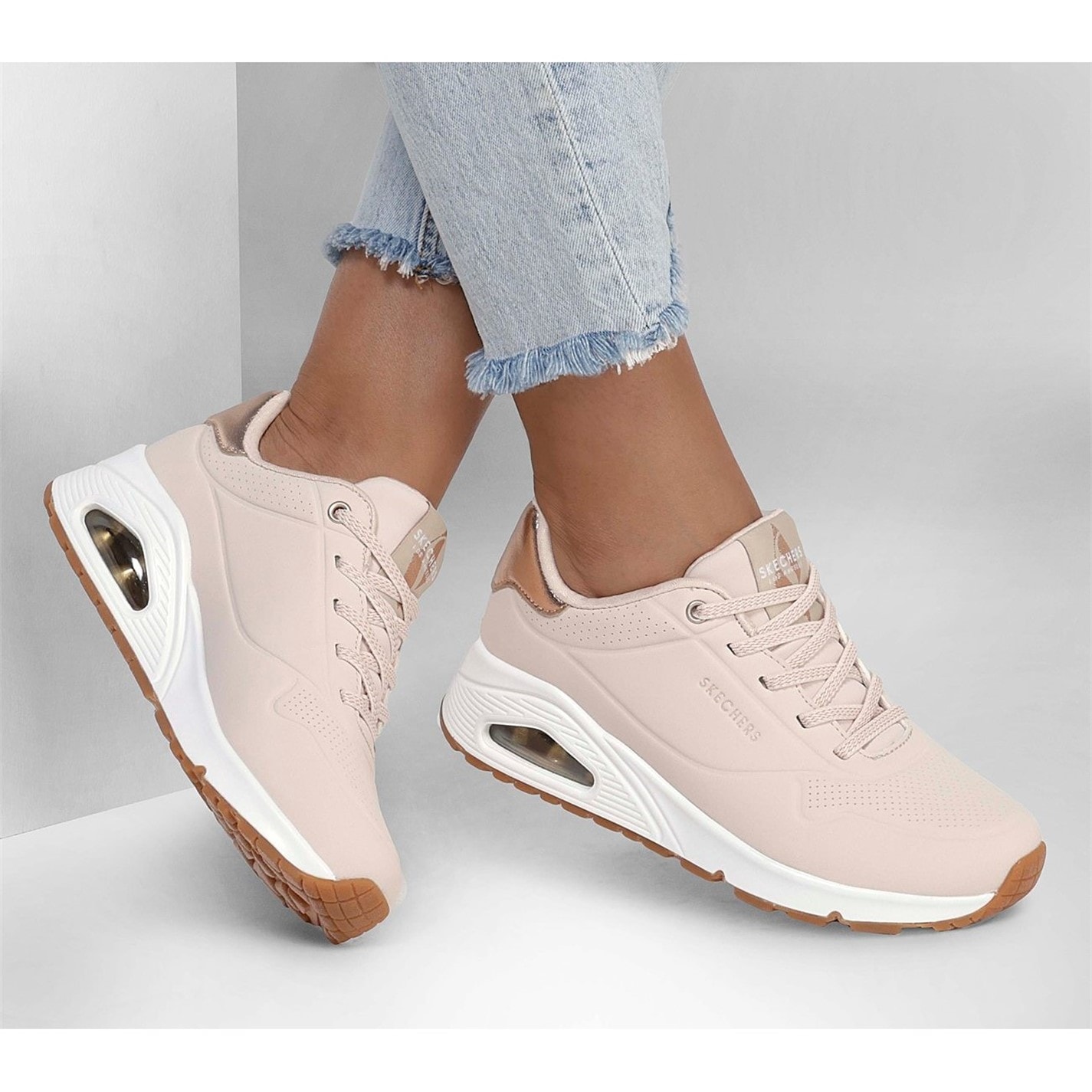 Skechers | Skechers Uno Trainers | Natural | FRASERS