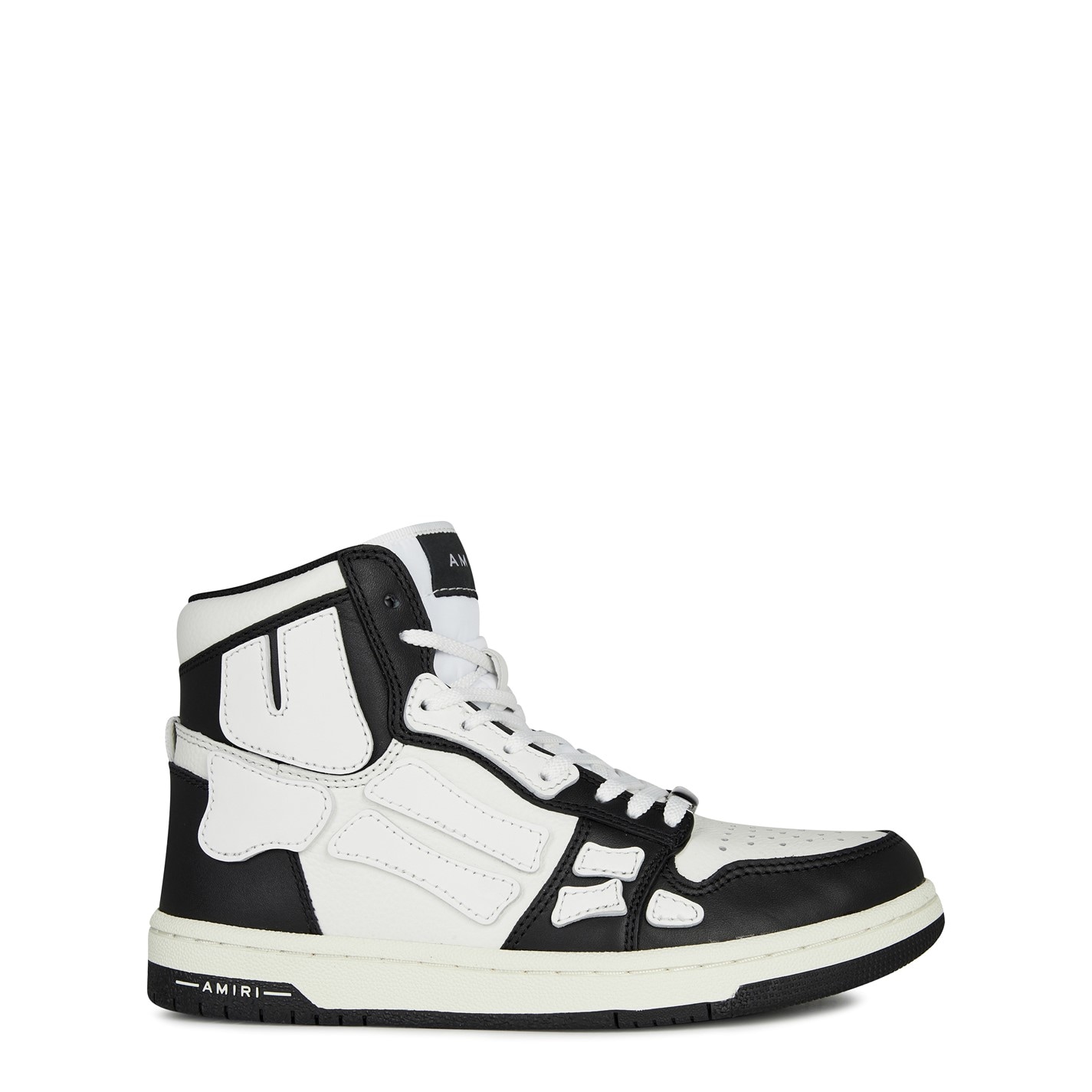 AMIRI | Skeleton High Top Sneakers | Black/White 004 | FRASERS