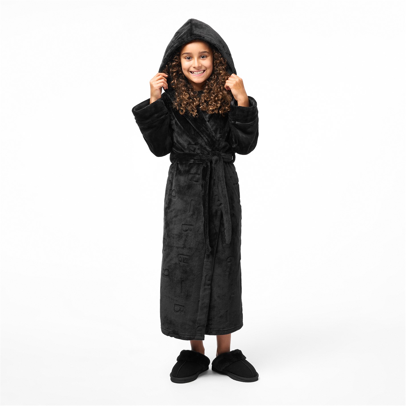 Biba | Junior Girls Biba Cosy Robe Jn44 | Black | FRASERS