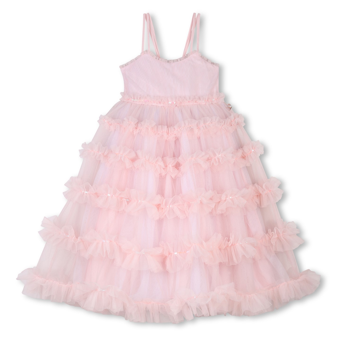 Billieblush | Ruffle Tulle Dress Juniors | Pale Pink 45X | FRASERS
