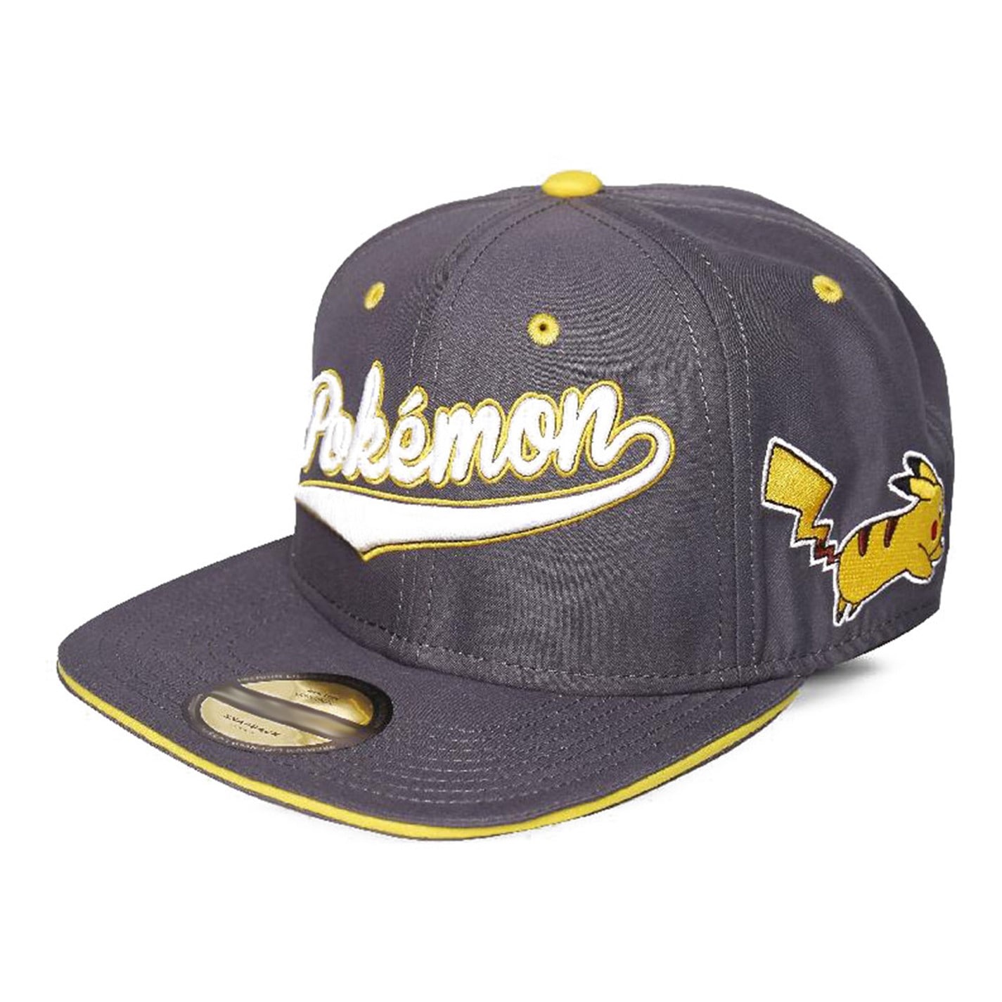 Pokemon | POKEMON Stylish Logo & Pika Snapback Baseball Cap | Multi ...