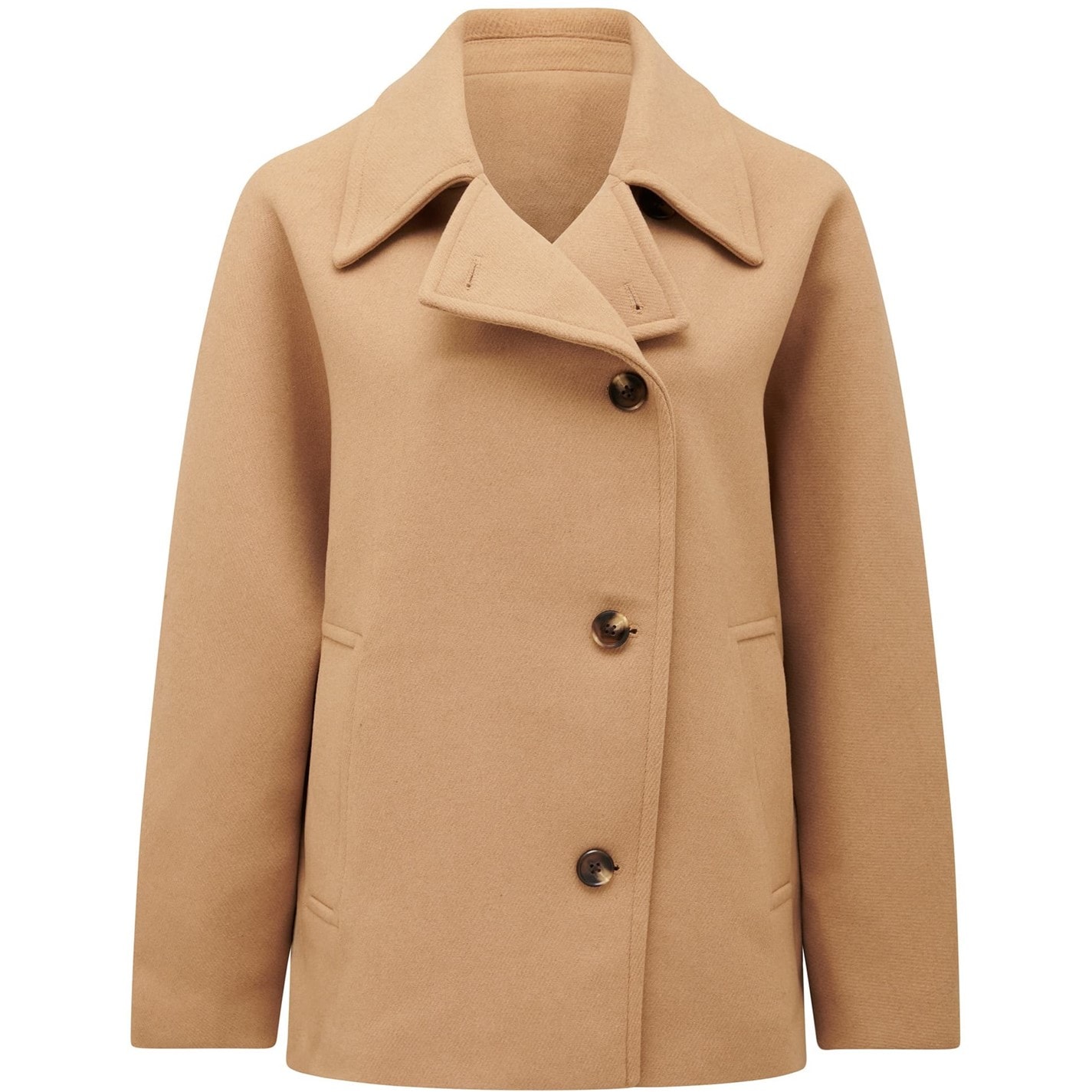 Forever New | Suzie Top Collar Coat | Camel | FRASERS