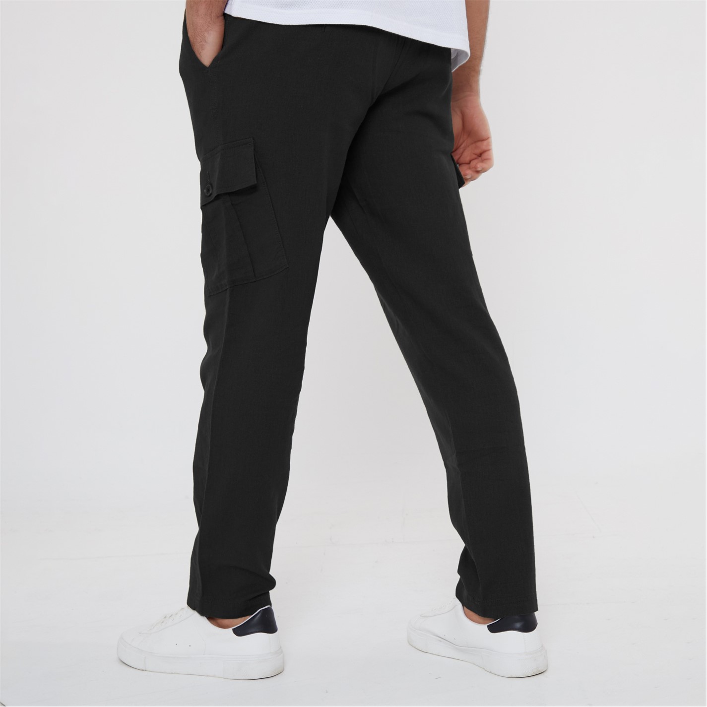 Threadbare | Linen Blend Cargo Trousers | Cargo Trousers | FRASERS