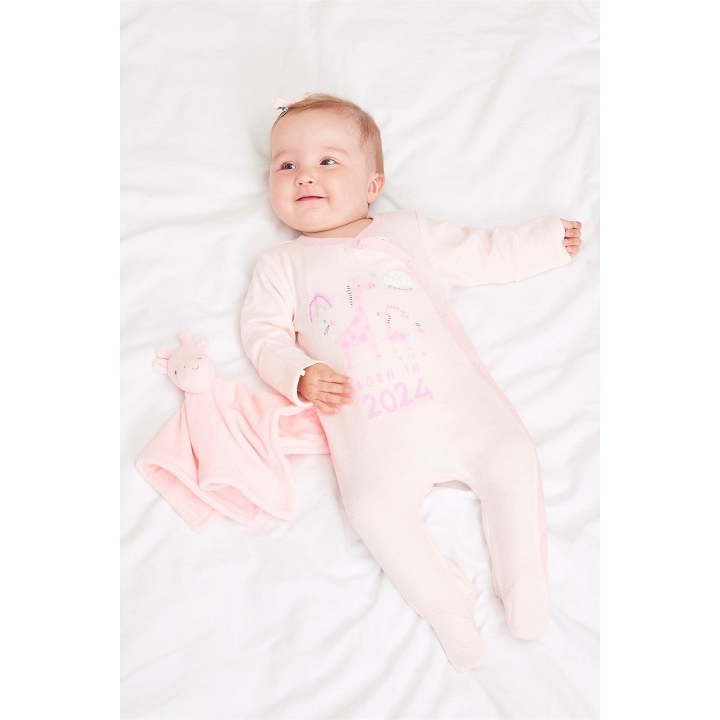 Hello World | Girls 2024 Sleepsuit and Comforter | Pink | FRASERS