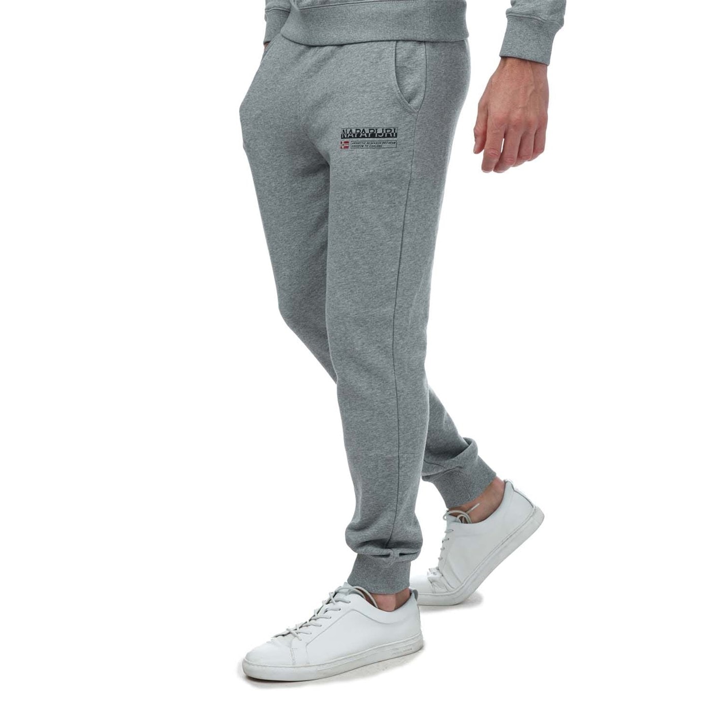 Napapijri | Kasba Logo Jog Pants | Grey Marl | FRASERS