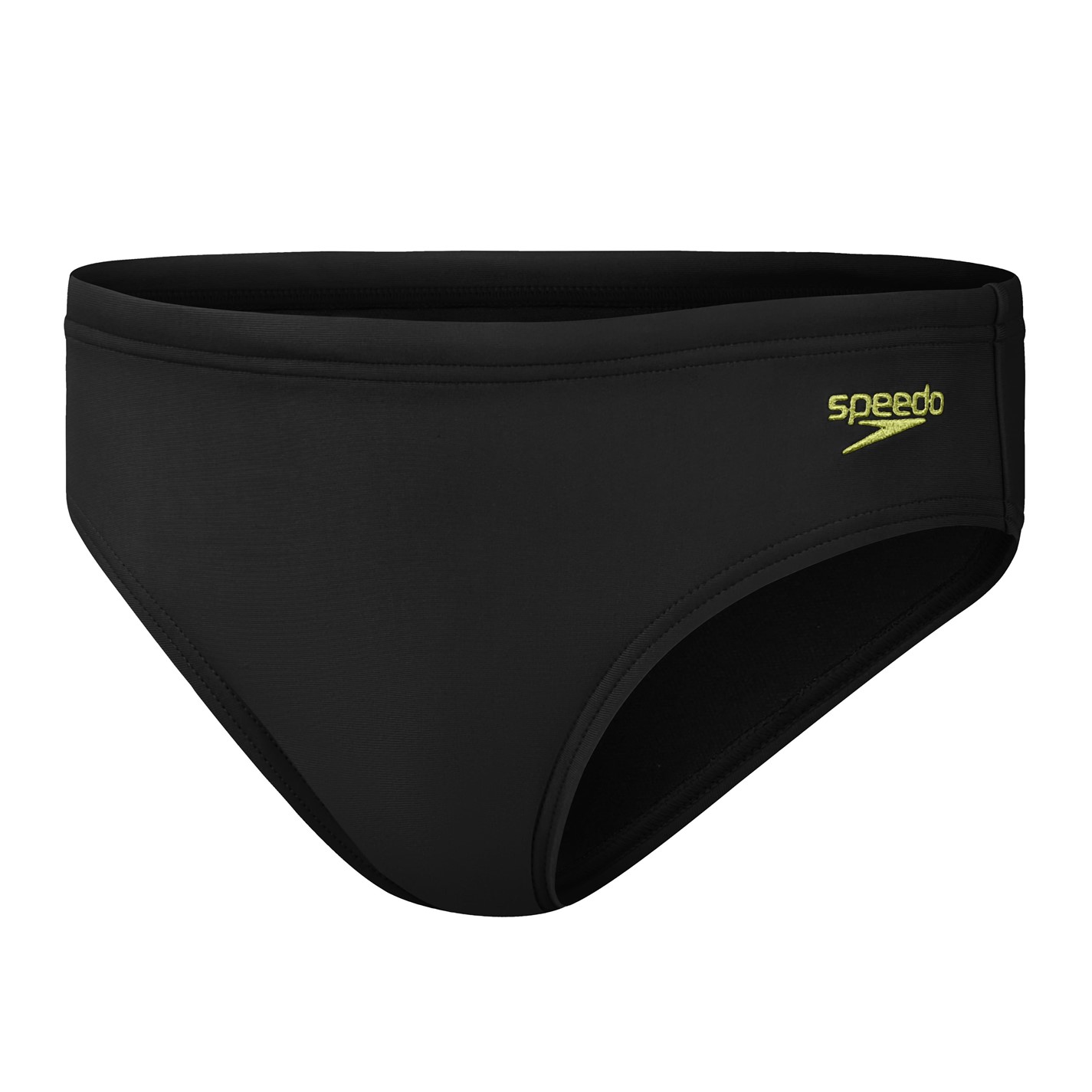 Speedo | Logo 6.5CM Swim Briefs | Black Yellow | FRASERS
