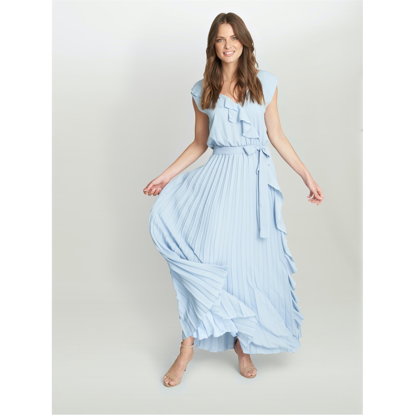 Gina Bacconi | Caprice Maxi Dress With Frill Detail | Party Dresses | FRASERS
