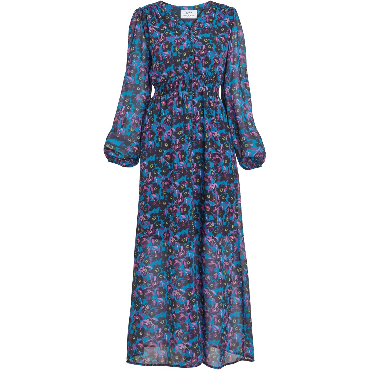Gina Bacconi | Judy Button Dwon Long Sleeve Dress | Unclassified | FRASERS