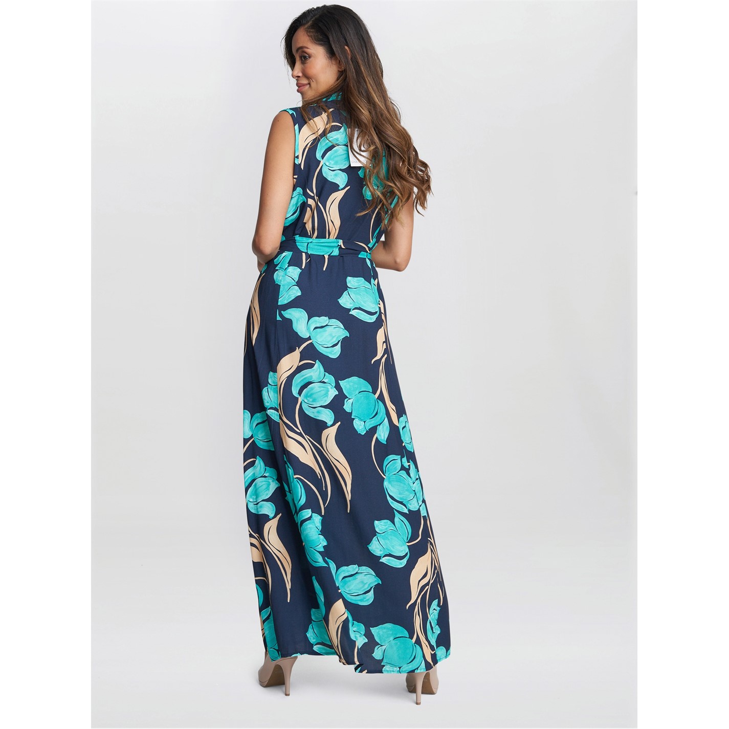 Gina Bacconi | Ariel Long Sleeveless Shirt Dress | Party Dresses | FRASERS