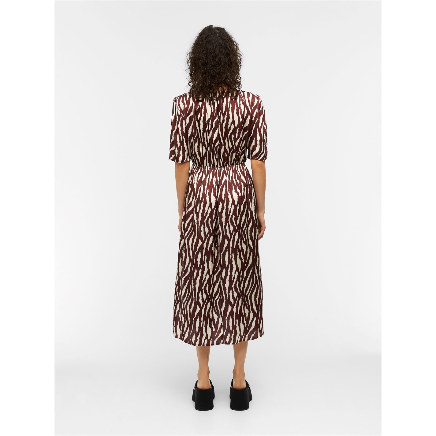 Object | Jabina Midi Dress | Chocolate | FRASERS
