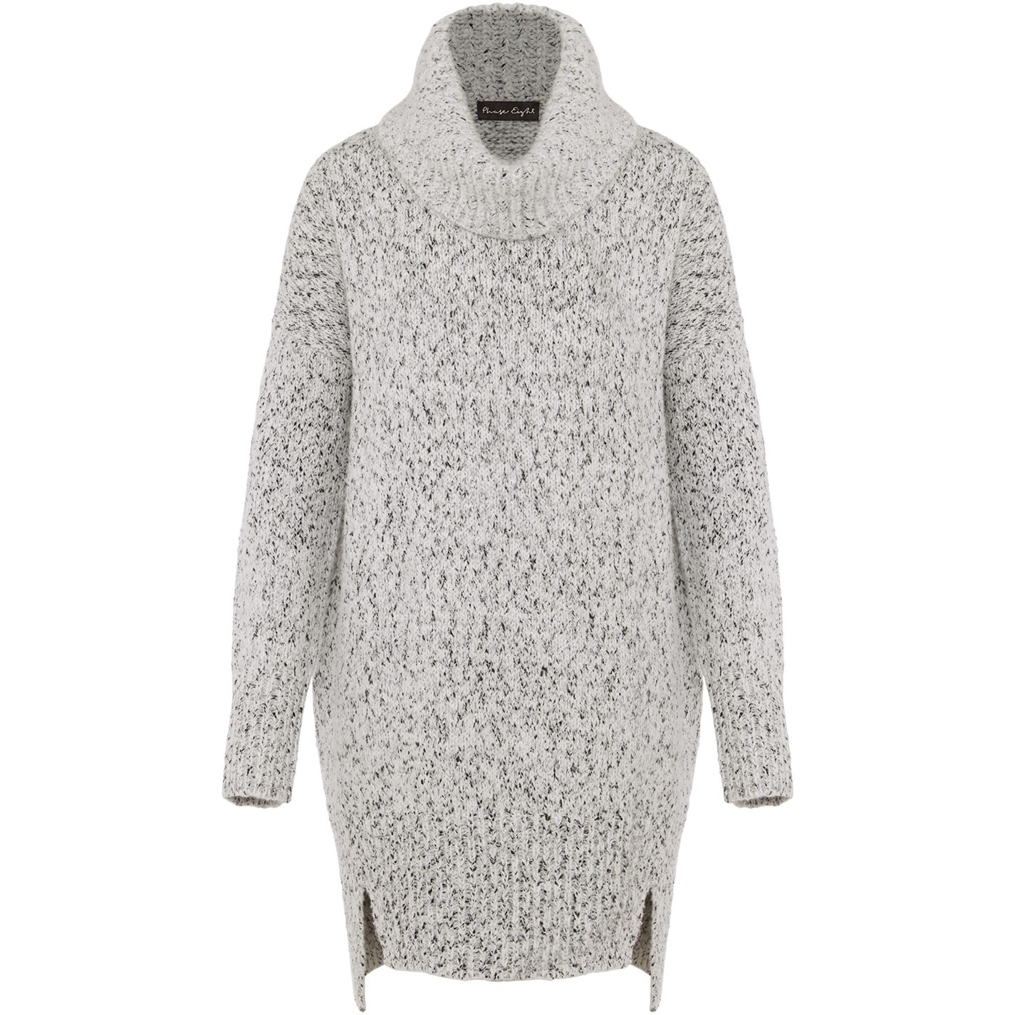 Phase Eight | Evia Fleck Knit Dress | Grey | FRASERS