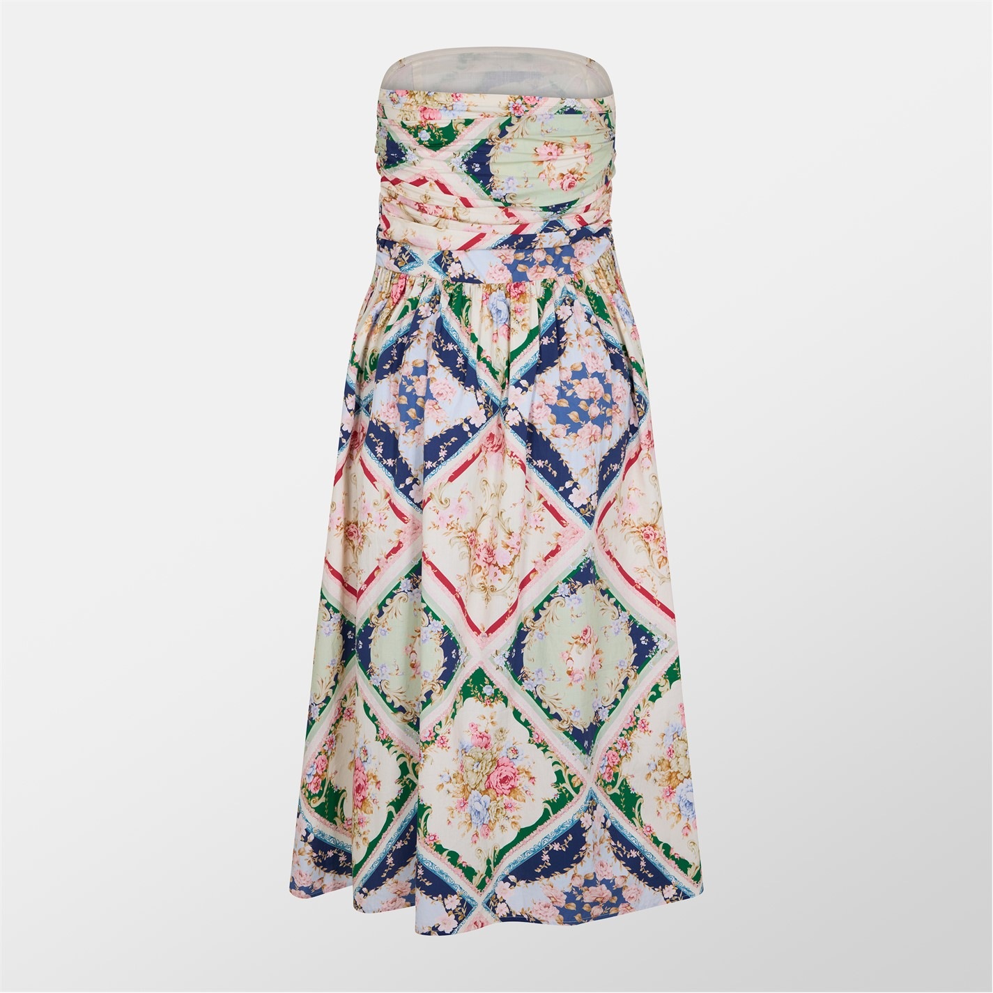 Nobodys Child | Abstract Floral Bandeau Felicity Midi Dress | Multi | FRASERS