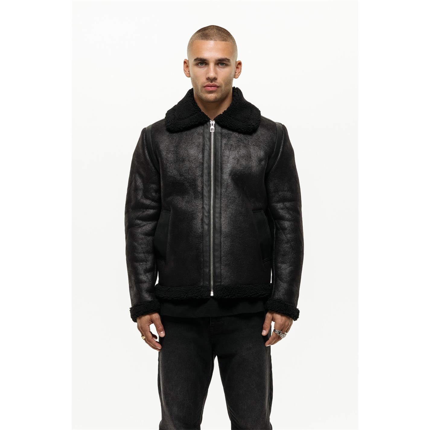 Necked Jeans Necked Express Leather Jacket Biba Biba Neru Collar ...