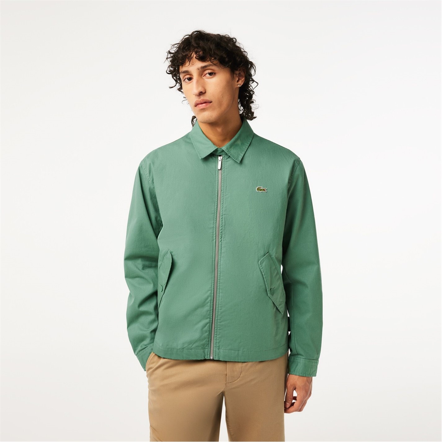Lacoste | Gabardine Zip-Up Jacket | Bomber Jackets | FRASERS