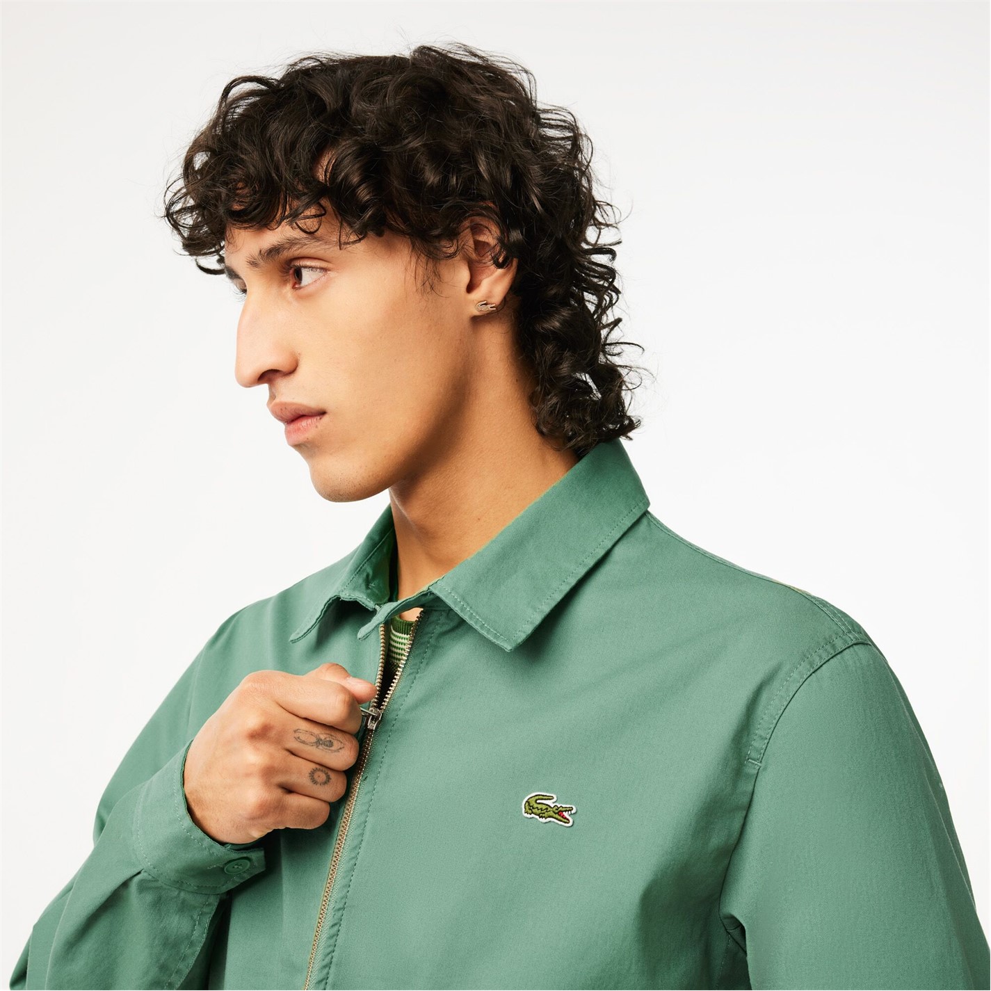 Lacoste | Gabardine Zip-Up Jacket | Bomber Jackets | FRASERS