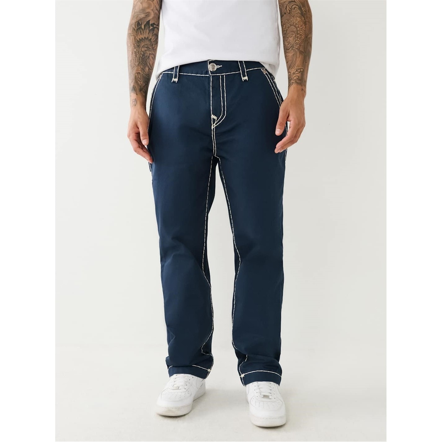 True Religion | Twill Super T Bobby Baggy Jeans Mens | Wide Jeans | FRASERS