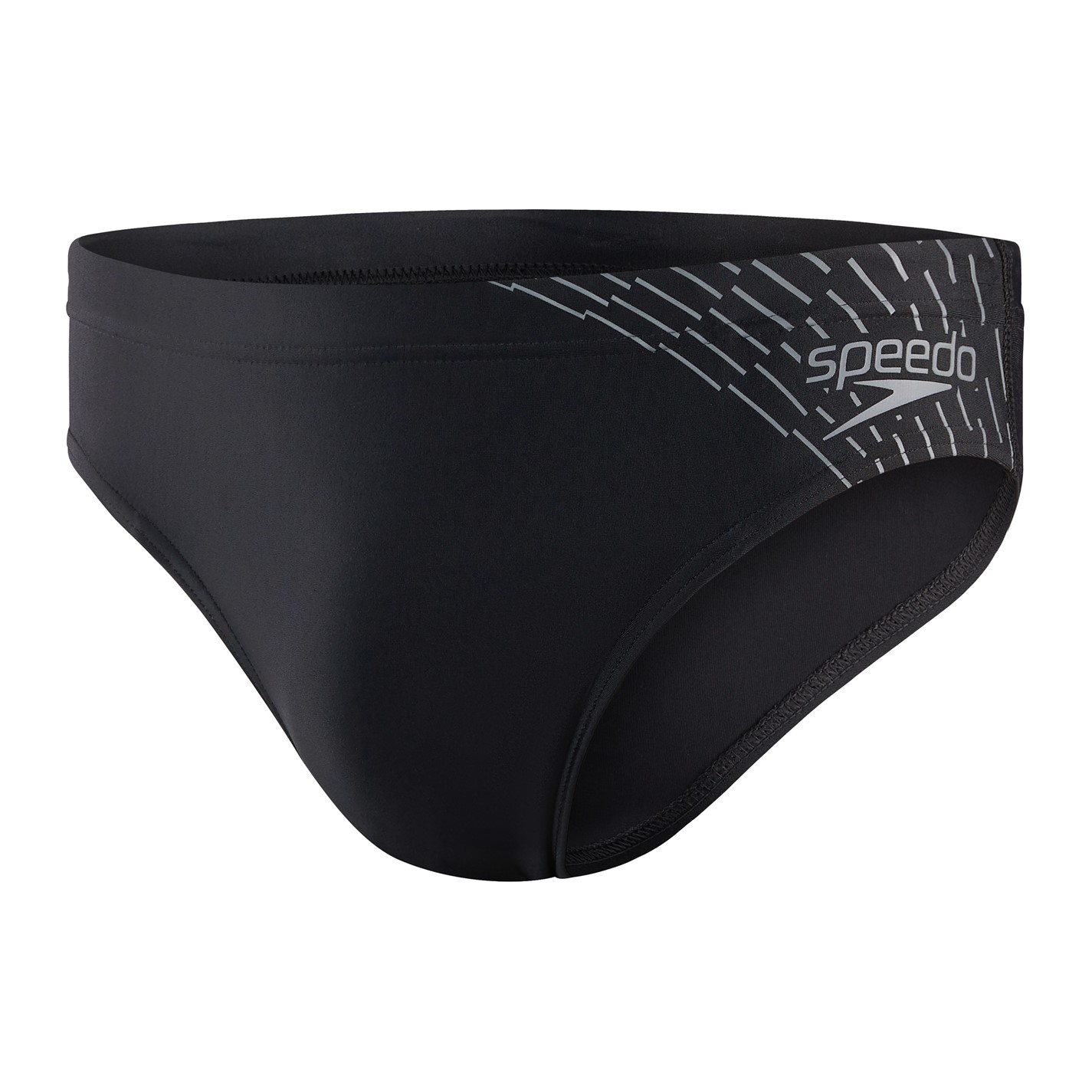 Speedo | Medley Logo Brief Mens | Black/Grey | FRASERS