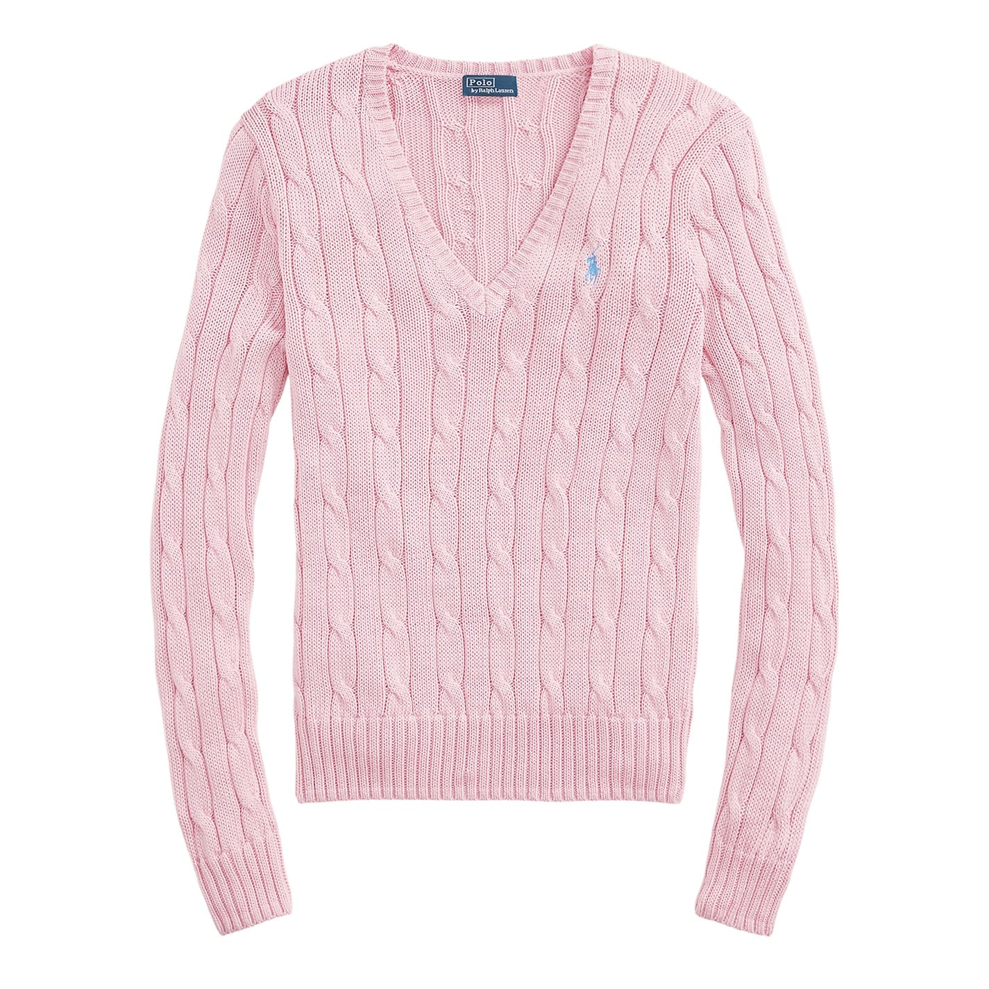 Polo Ralph Lauren | Women's Cable-Knit V-neck Jumper | Jumpers | FRASERS