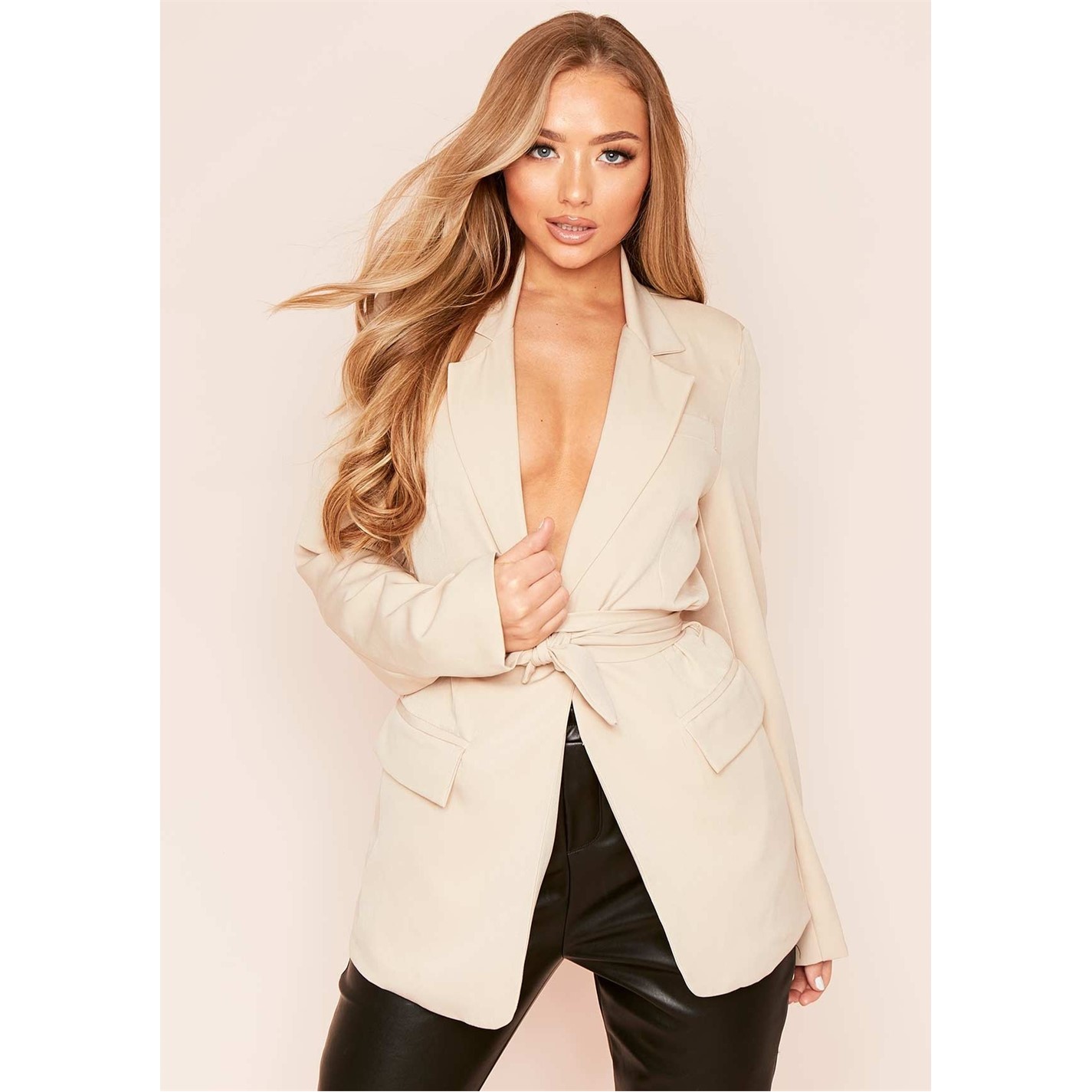 Missy Empire | Blazer | Beige | FRASERS