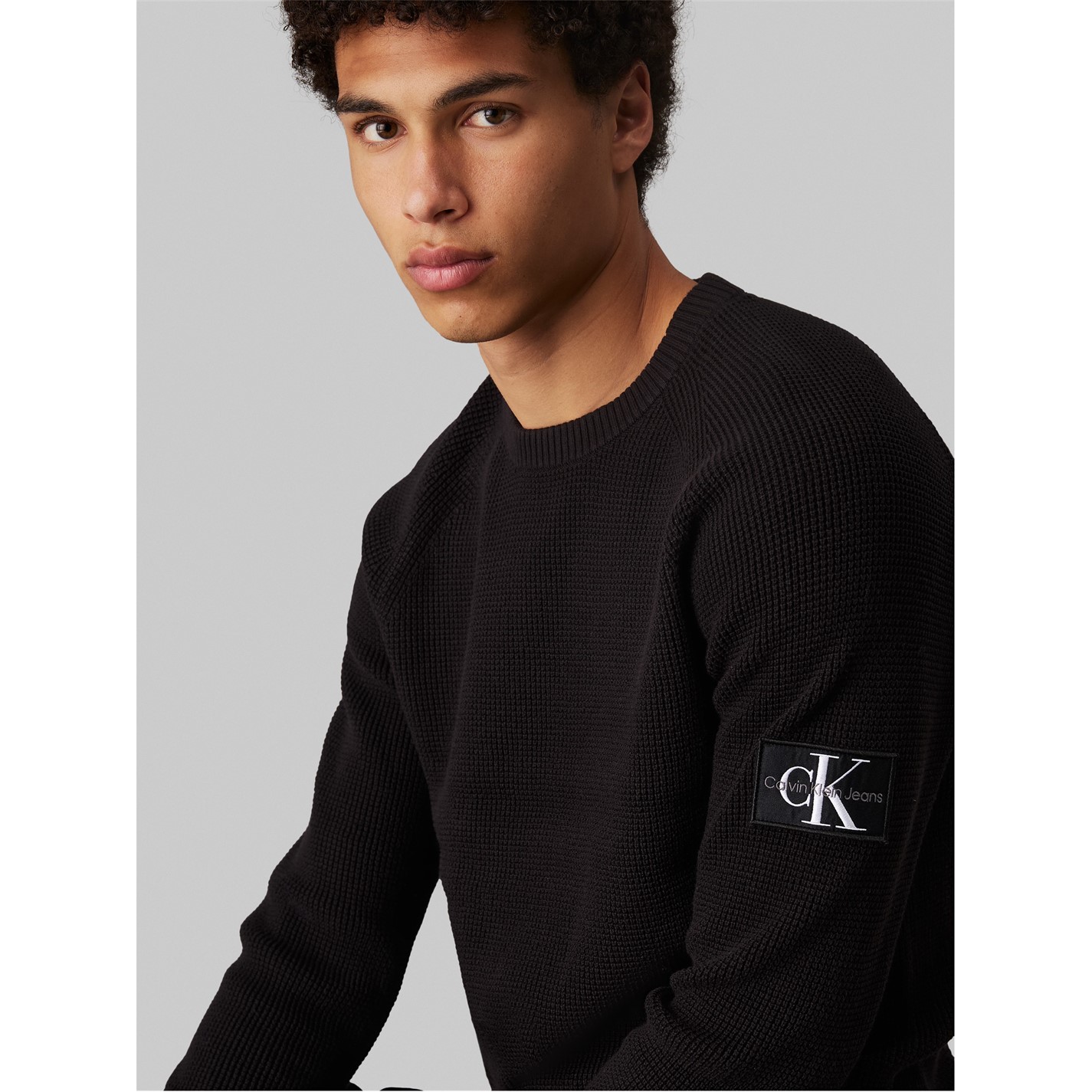 Calvin Klein Jeans | Badge Easy Sweater | Jumpers | FRASERS
