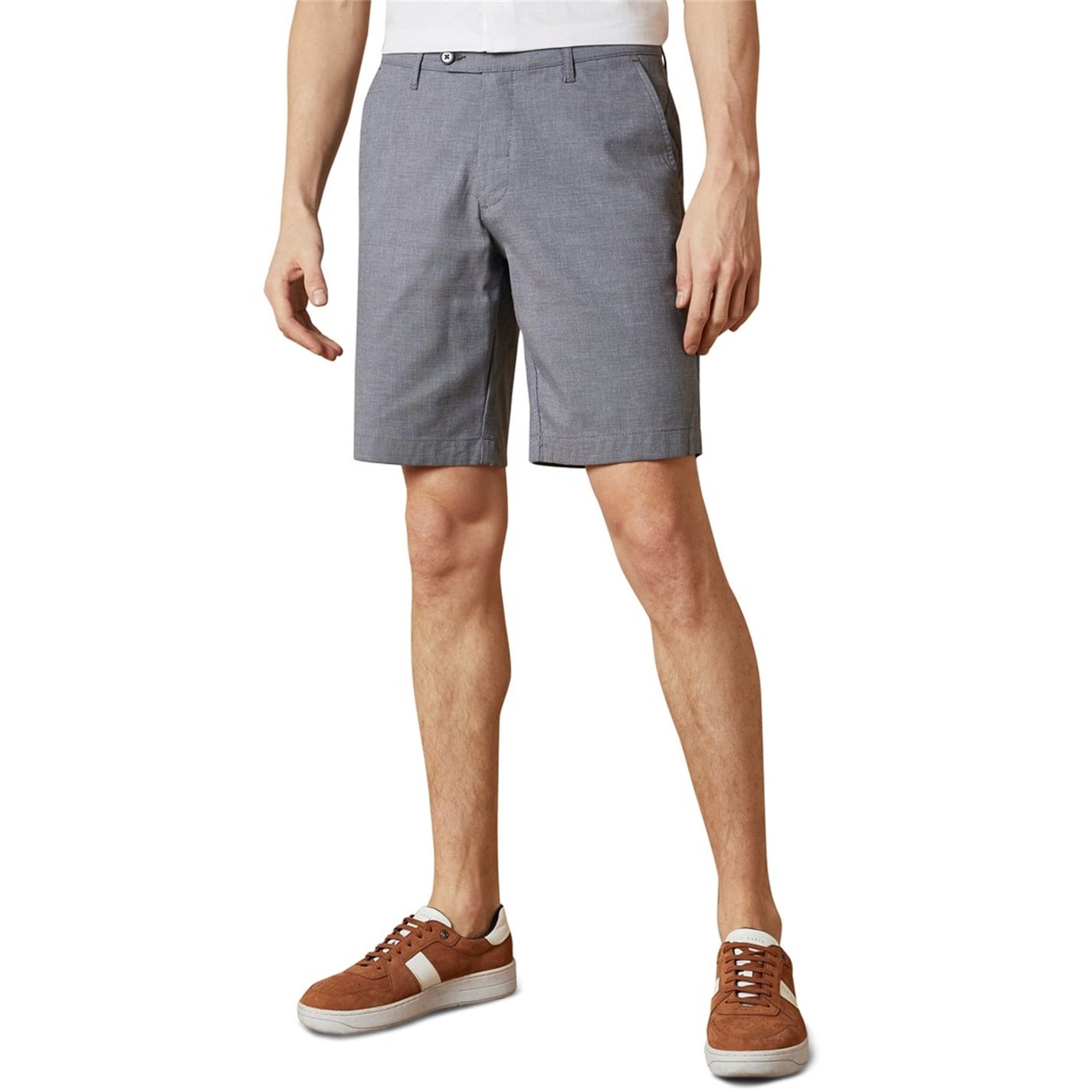 Ted Baker | Ted Baker Corto Semi Plain Cotton Shorts | Bermuda Shorts | FRASERS