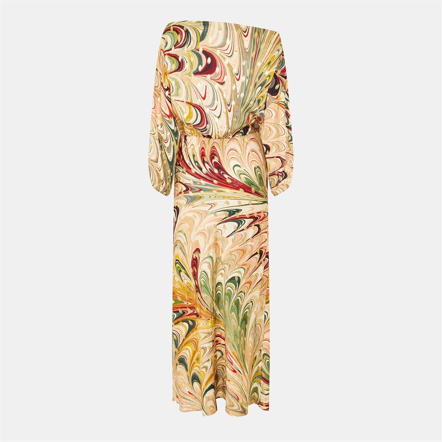 Never Fully Dressed | Multi Marble Tilly Dress | Cream | FRASERS