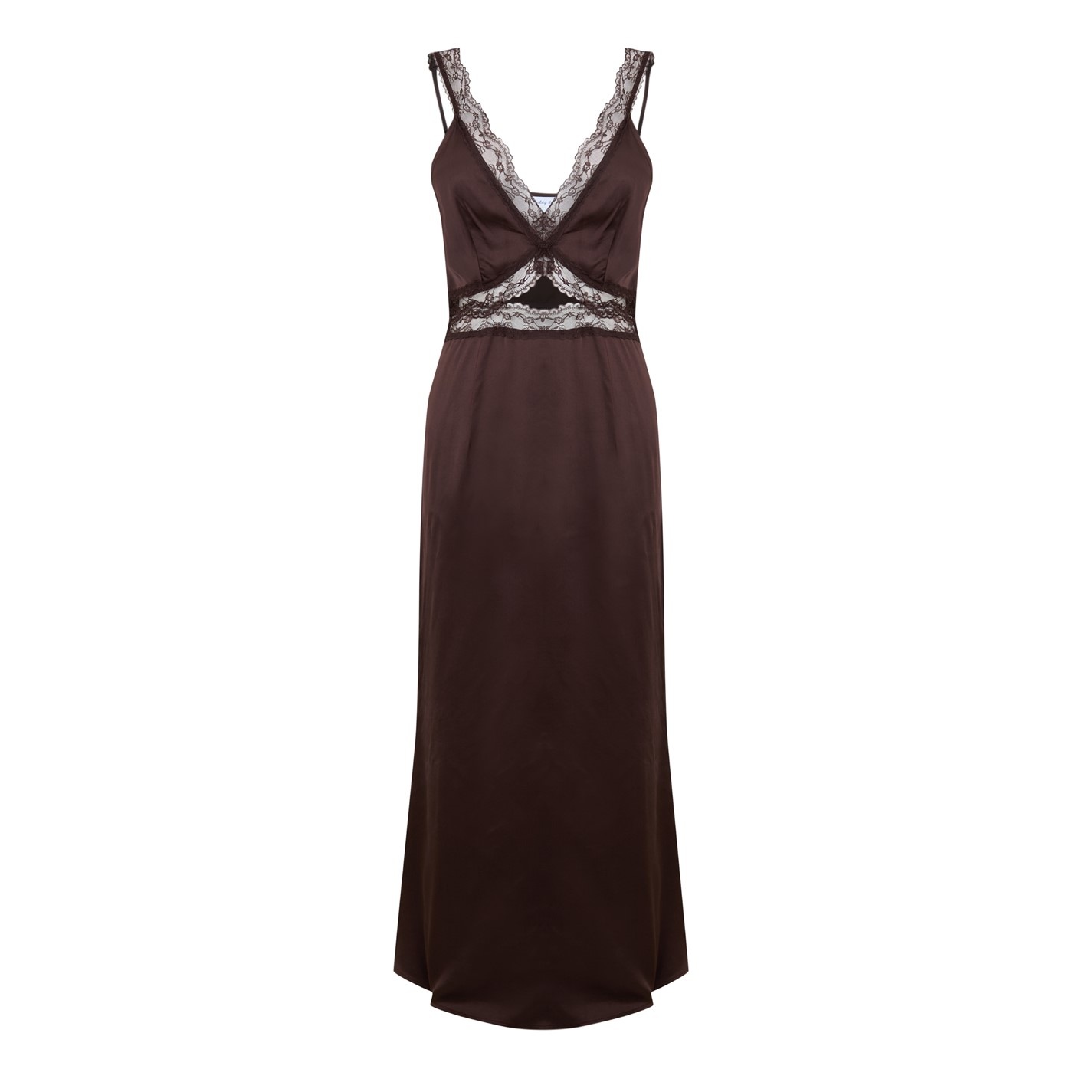 Never Fully Dressed | Mimi Slip Dress | Brown | FRASERS
