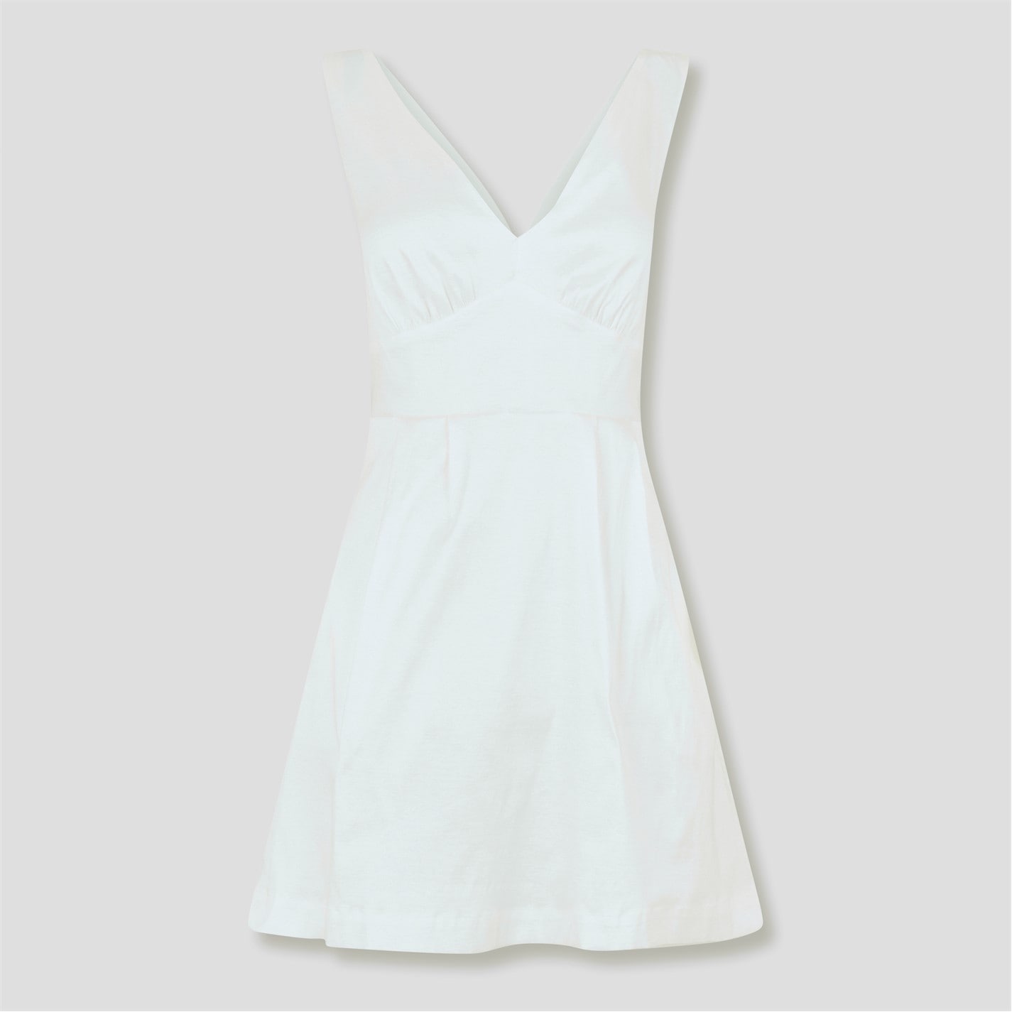 French Connection | Carey Bow Dress | Summer White | FRASERS