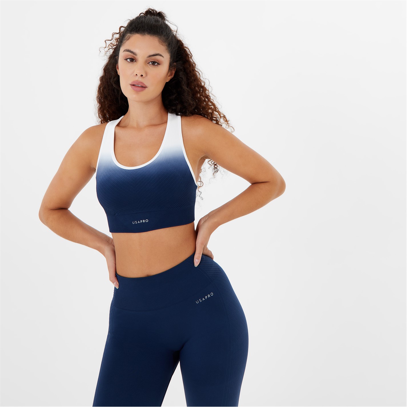 USA Pro | Ombre Sports Bra | Low Impact Sports Bras | FRASERS