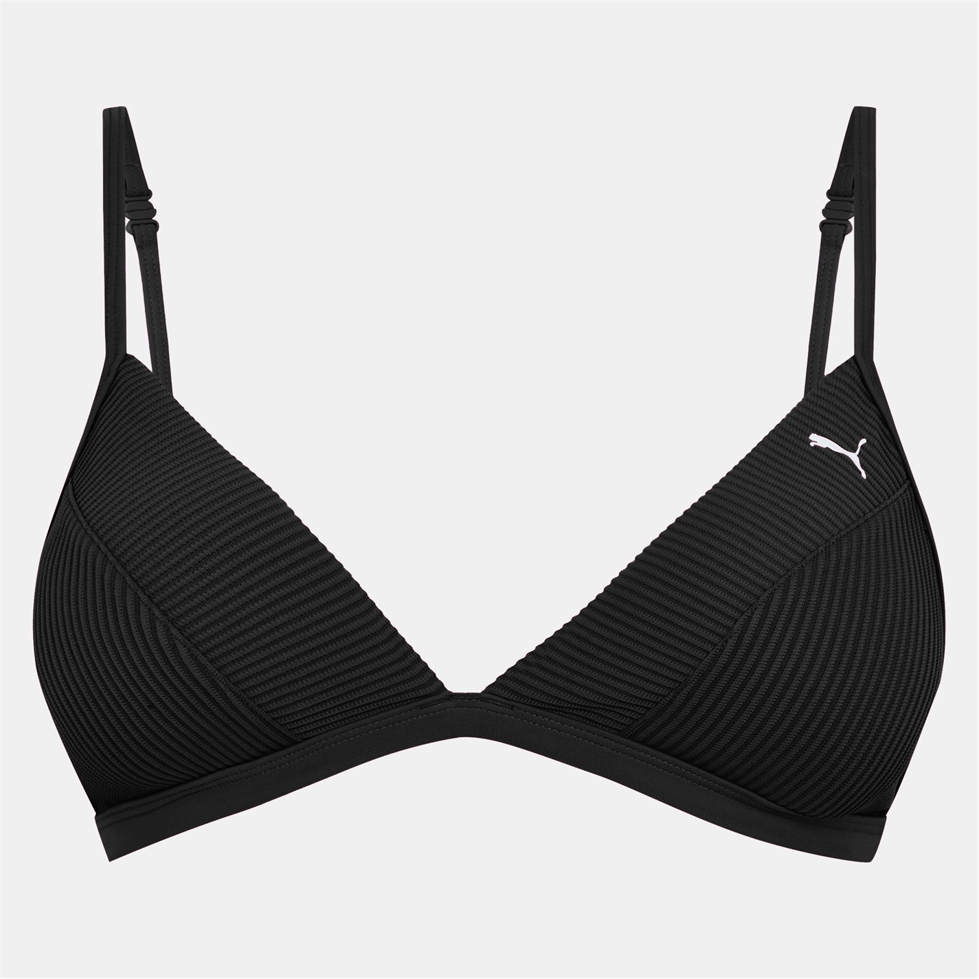 Puma | Ribbed Triangle Bikini Top Womens | Triangle Bikinis | FRASERS