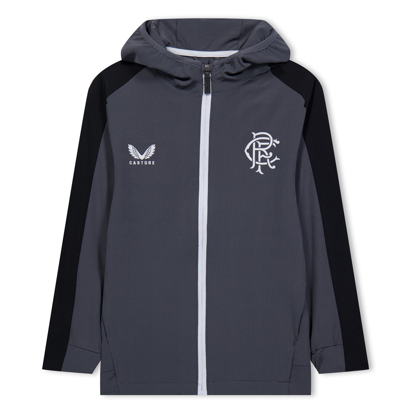 Castore | Rangers Travel Hooded Jacket Juniors | Irongate | FRASERS