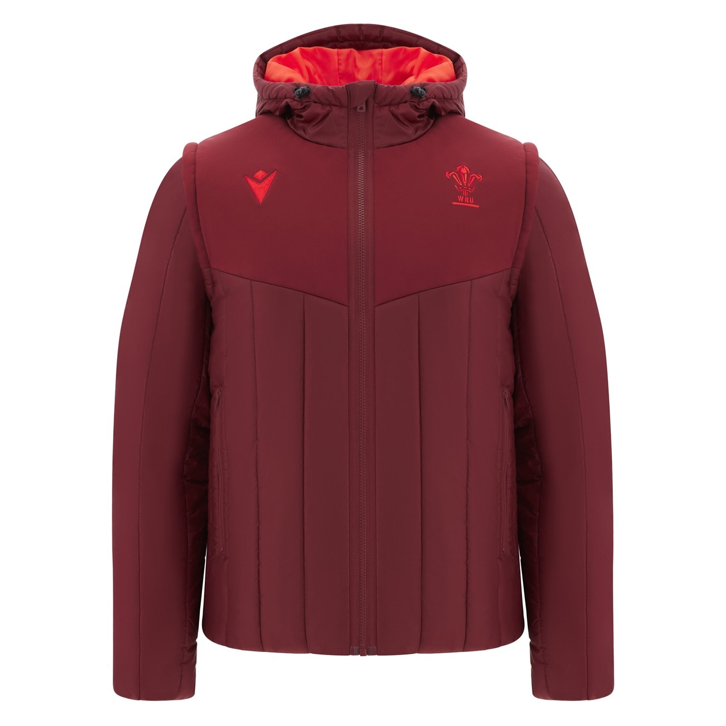 Macron | Wales Bomber Jacket 2025 Adults | Red | FRASERS