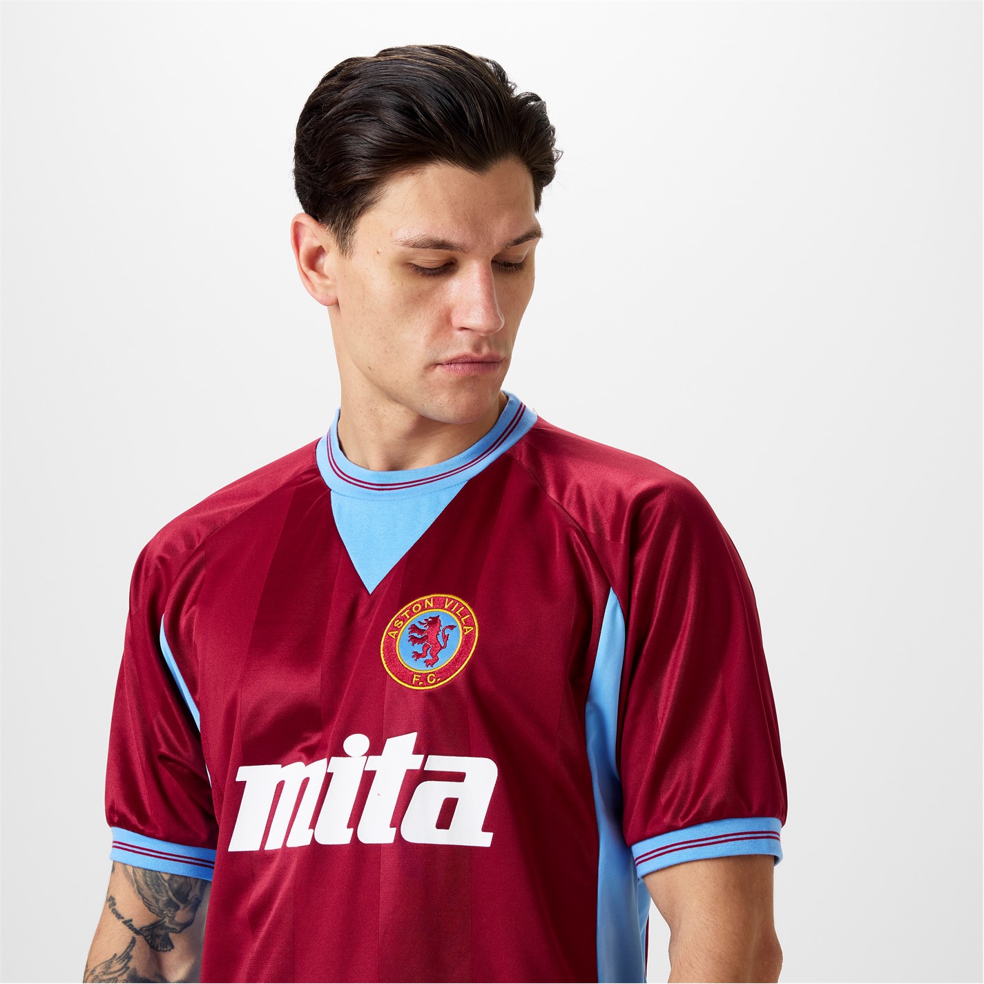 Score Draw | Aston Villa FC 1984 Home Kit Mens | Claret | FRASERS