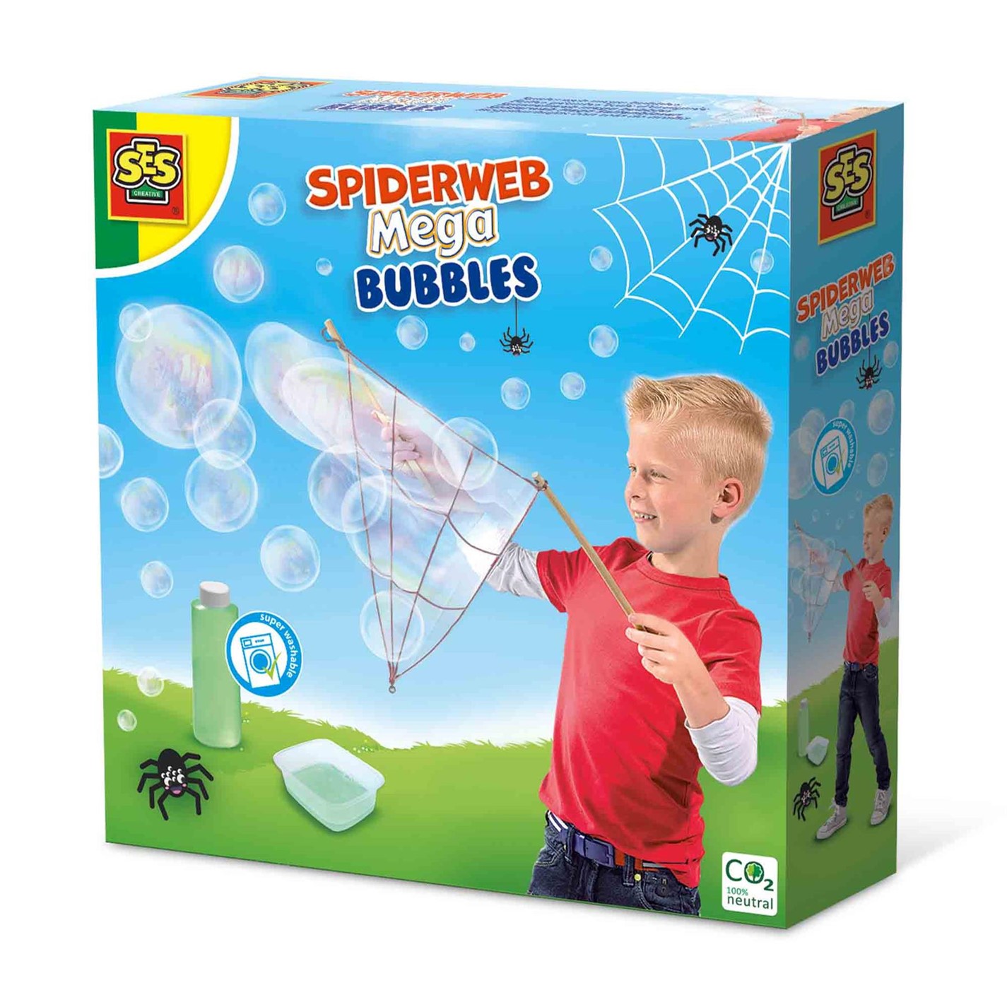 SES Creative | Spiderweb Mega Bubbles | Multi | FRASERS